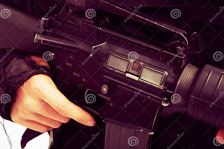 Gun stock photo. Image of sight, pistol, kill, enforcement - 3349820