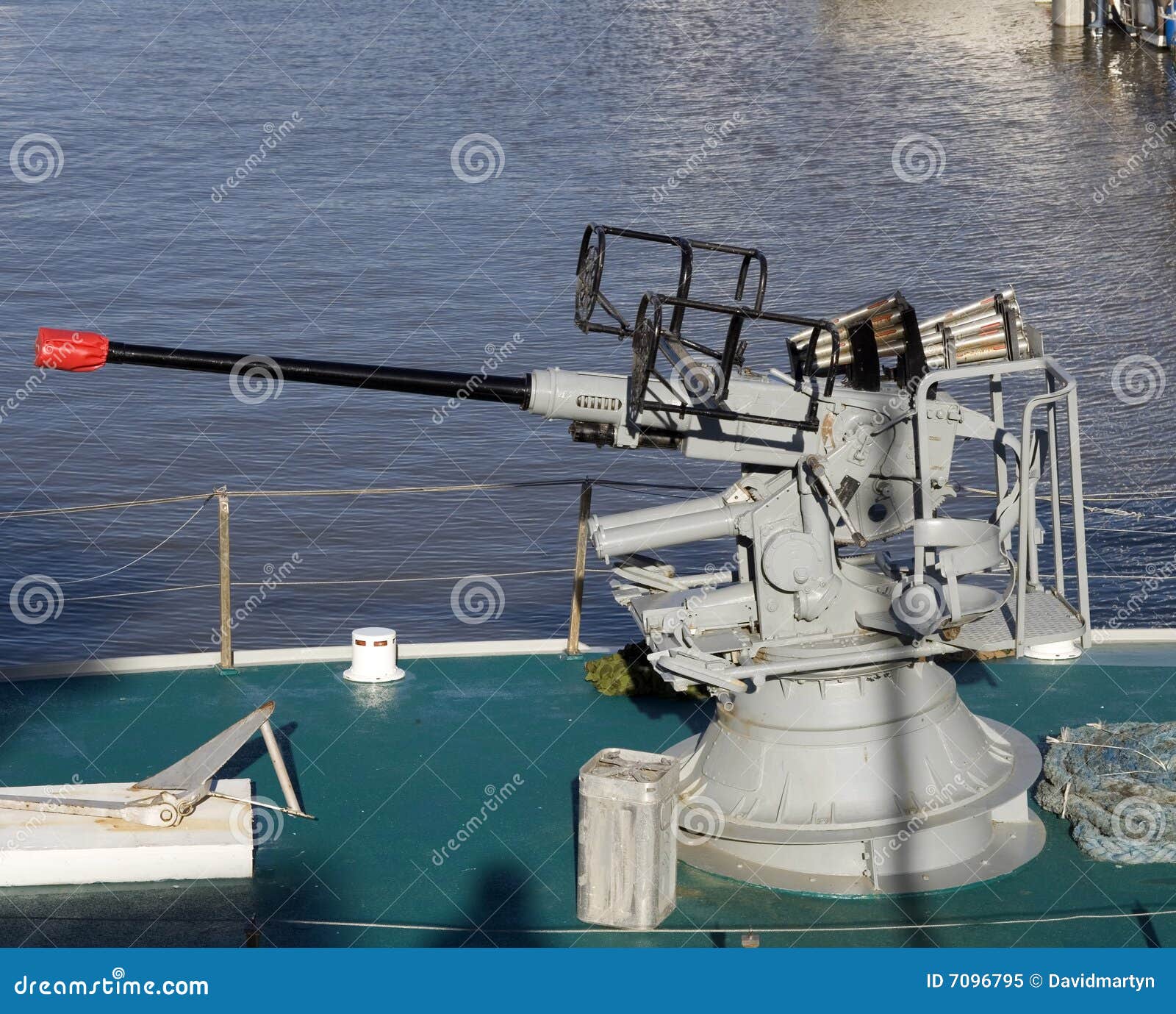 Gun stock image. Image of defence, munitions, navy, ship - 7096795