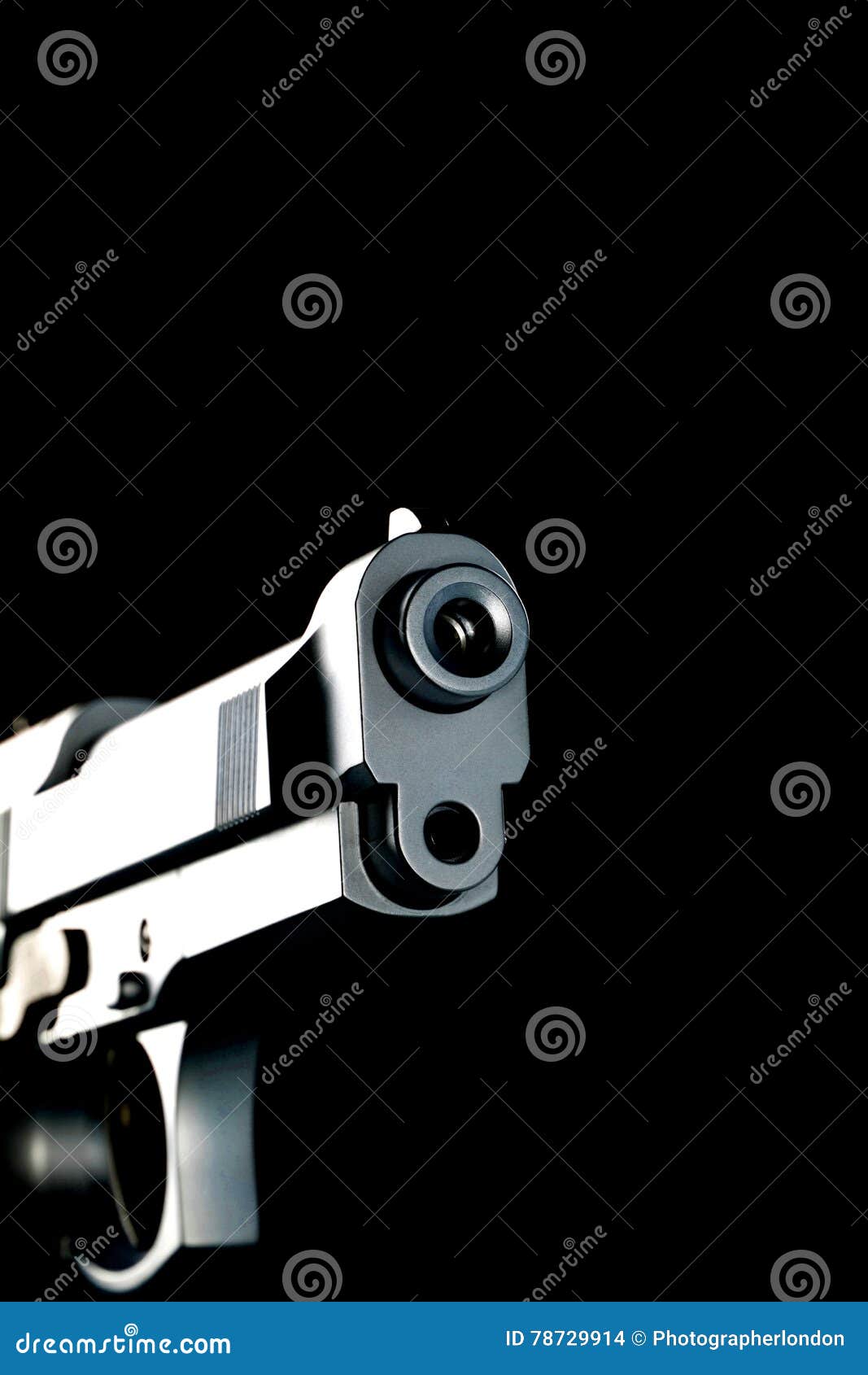 Gun stock photo. Image of aggressive, aggressiveness - 78729914