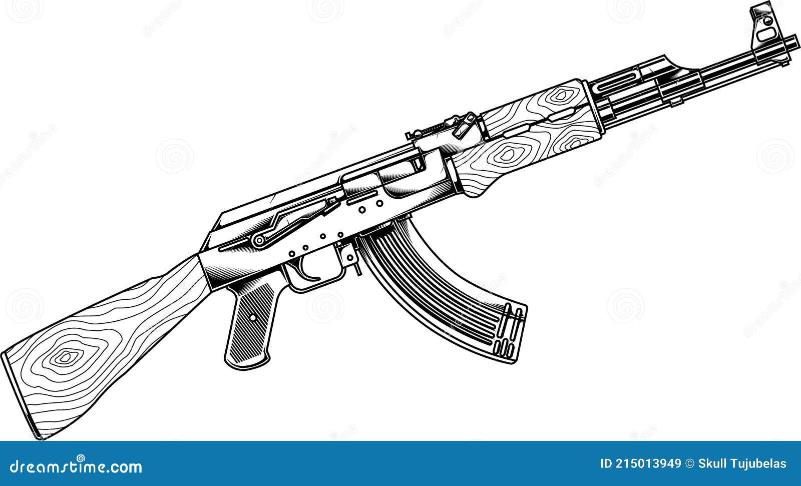 Ak 47 Coloring Pages