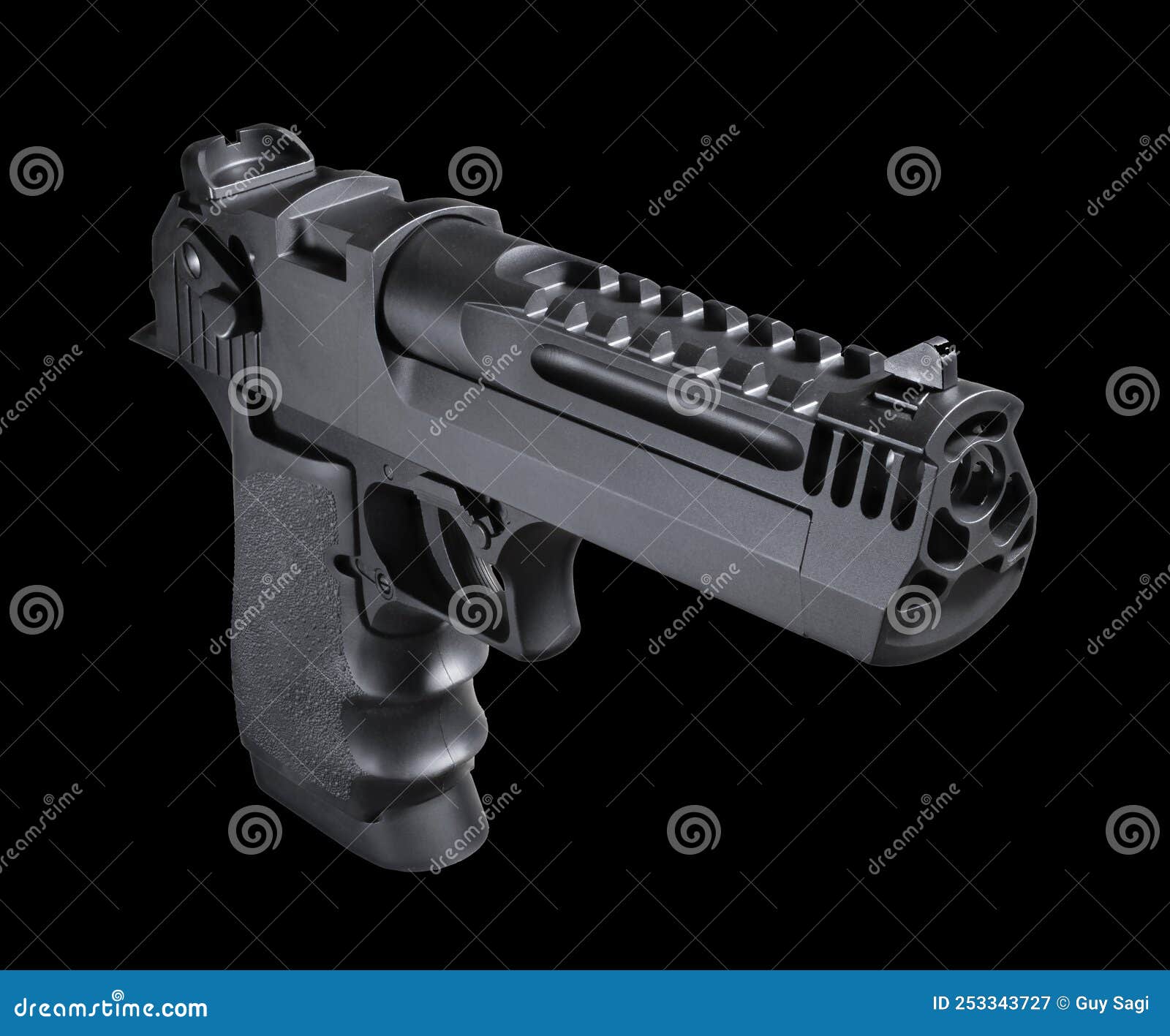 Gun Angled Toward the Viewer Stock Image - Image of lever, trigger ...