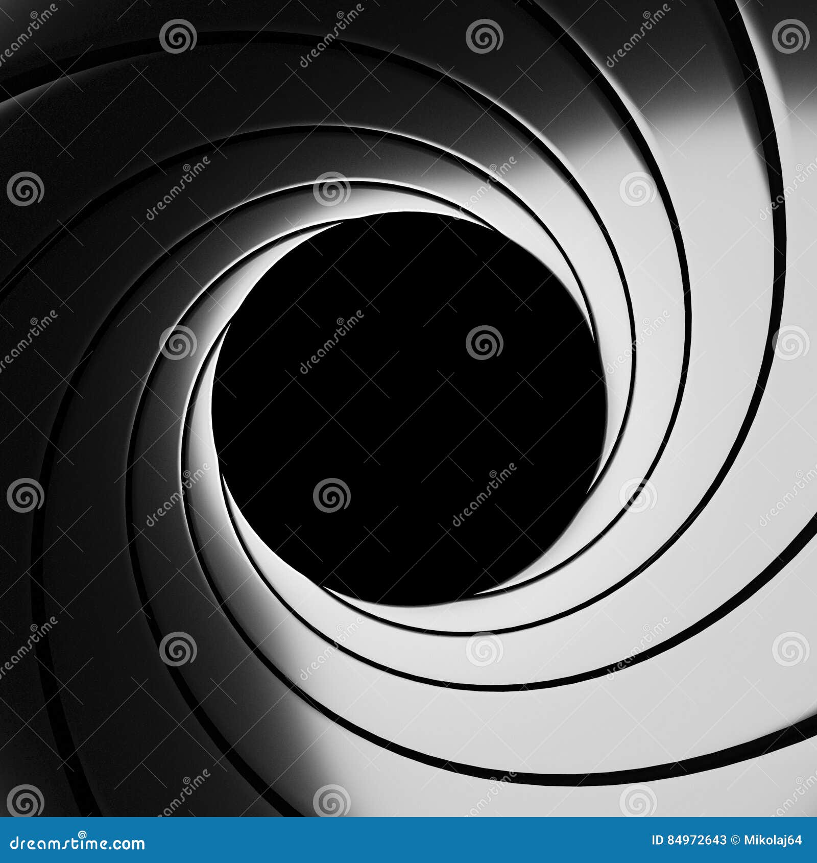 Gun Barrel Effect - A Classic James Bond 007 Theme Royalty-Free Cartoon ...