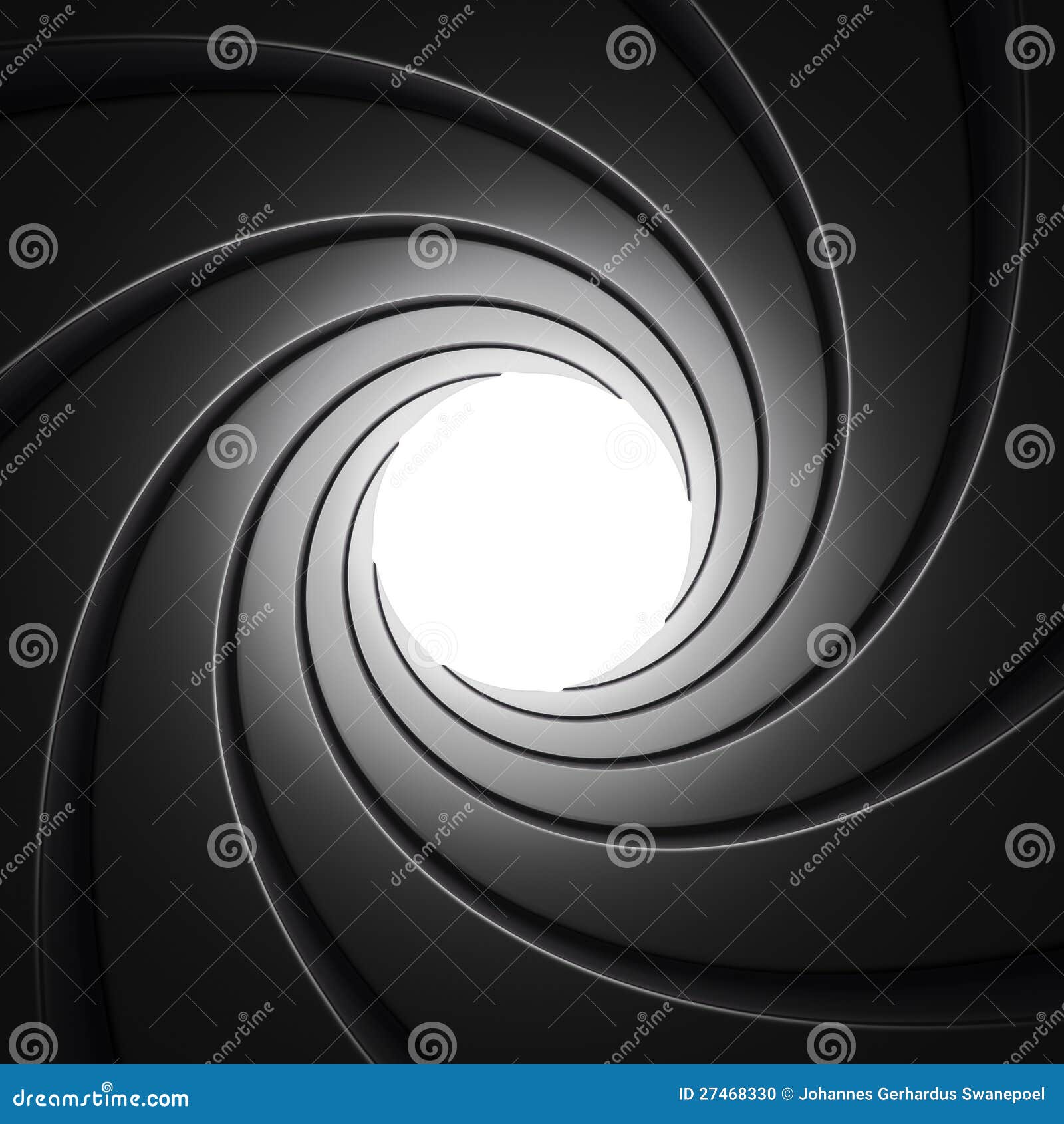 Gun Barrel from Inside stock illustration. Illustration of hole - 27468330