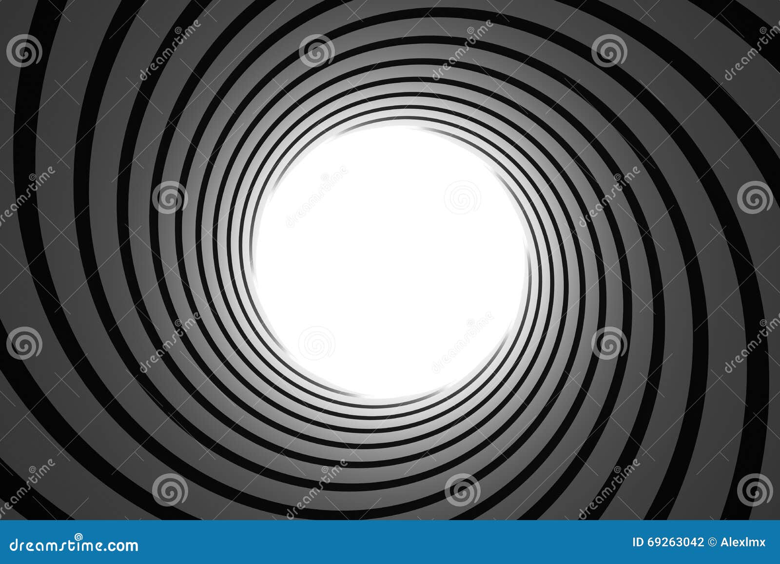 Barrel Of A Gun Inside Red Background. Vector Secret Agent Theme ...