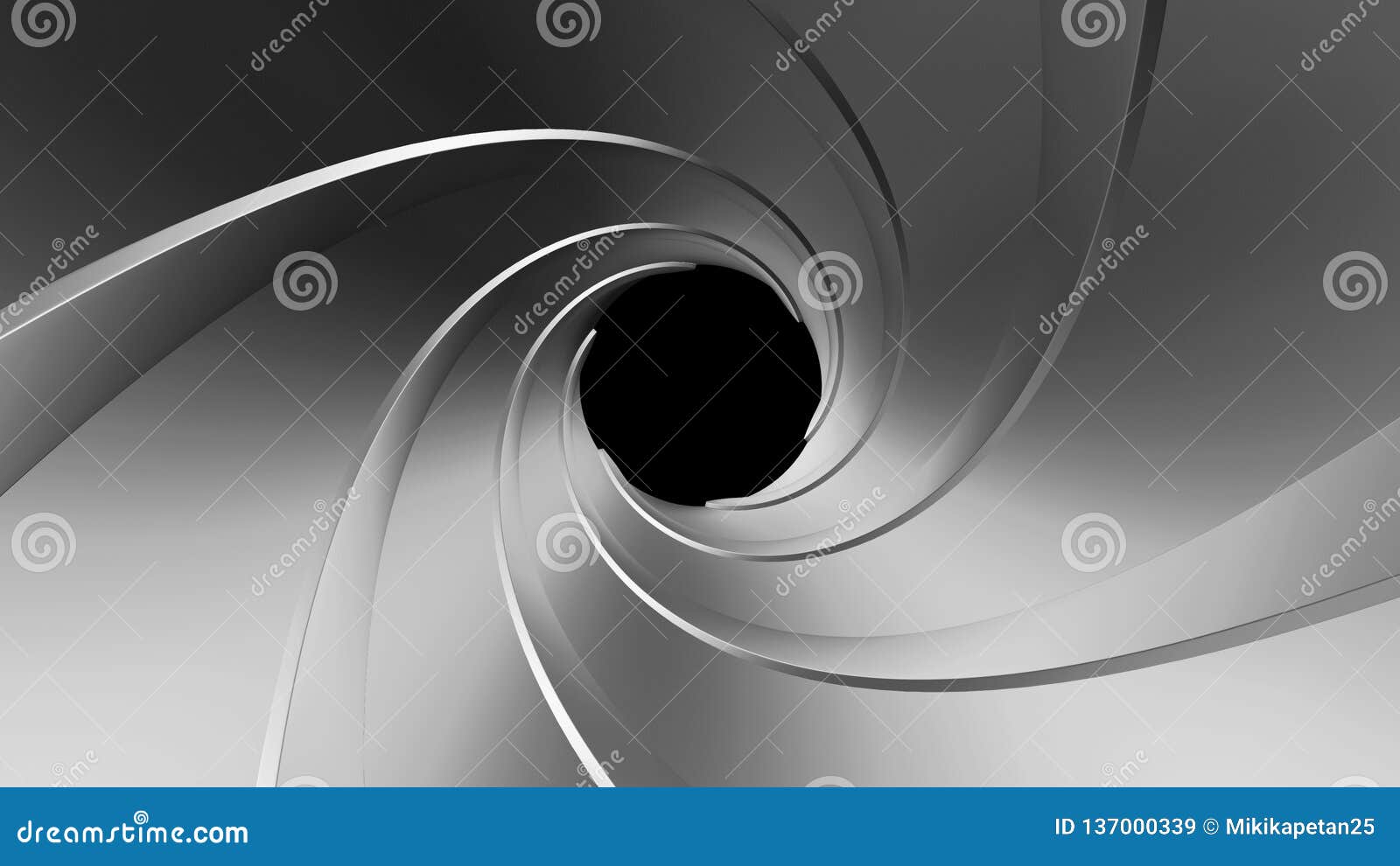 Gun Barrel,high Resolution 3d Rendering Stock Illustration ...