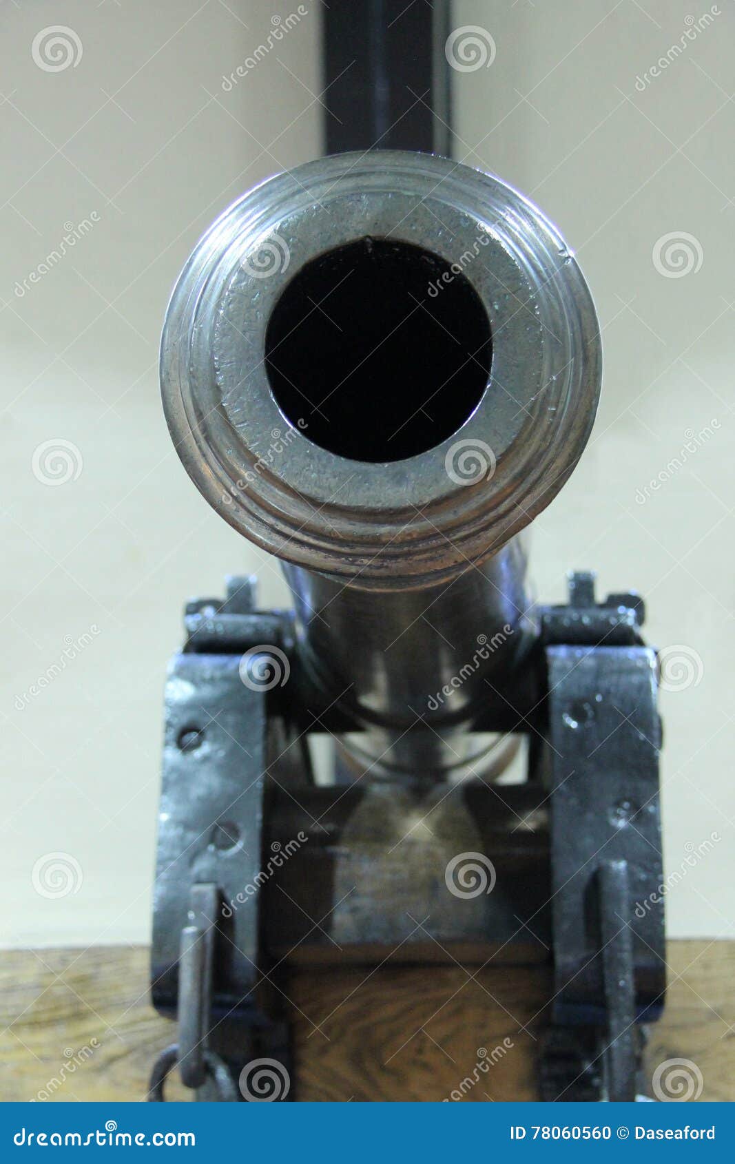 Gun Barrel. stock photo. Image of battlefield, battle - 78060560