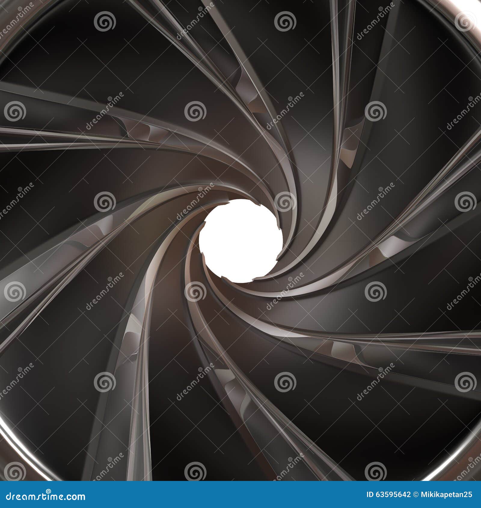 Gun barrel XXXL Format stock illustration. Illustration of hole - 63595642