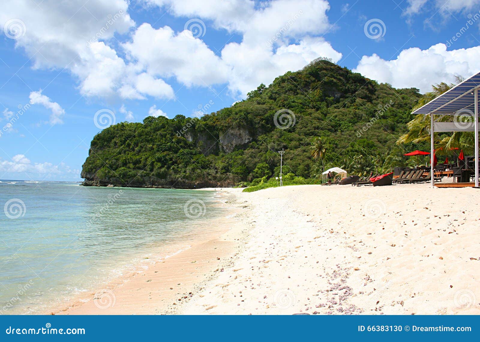 Gun Beach, Guam Stock Photo - Image: 66383130
