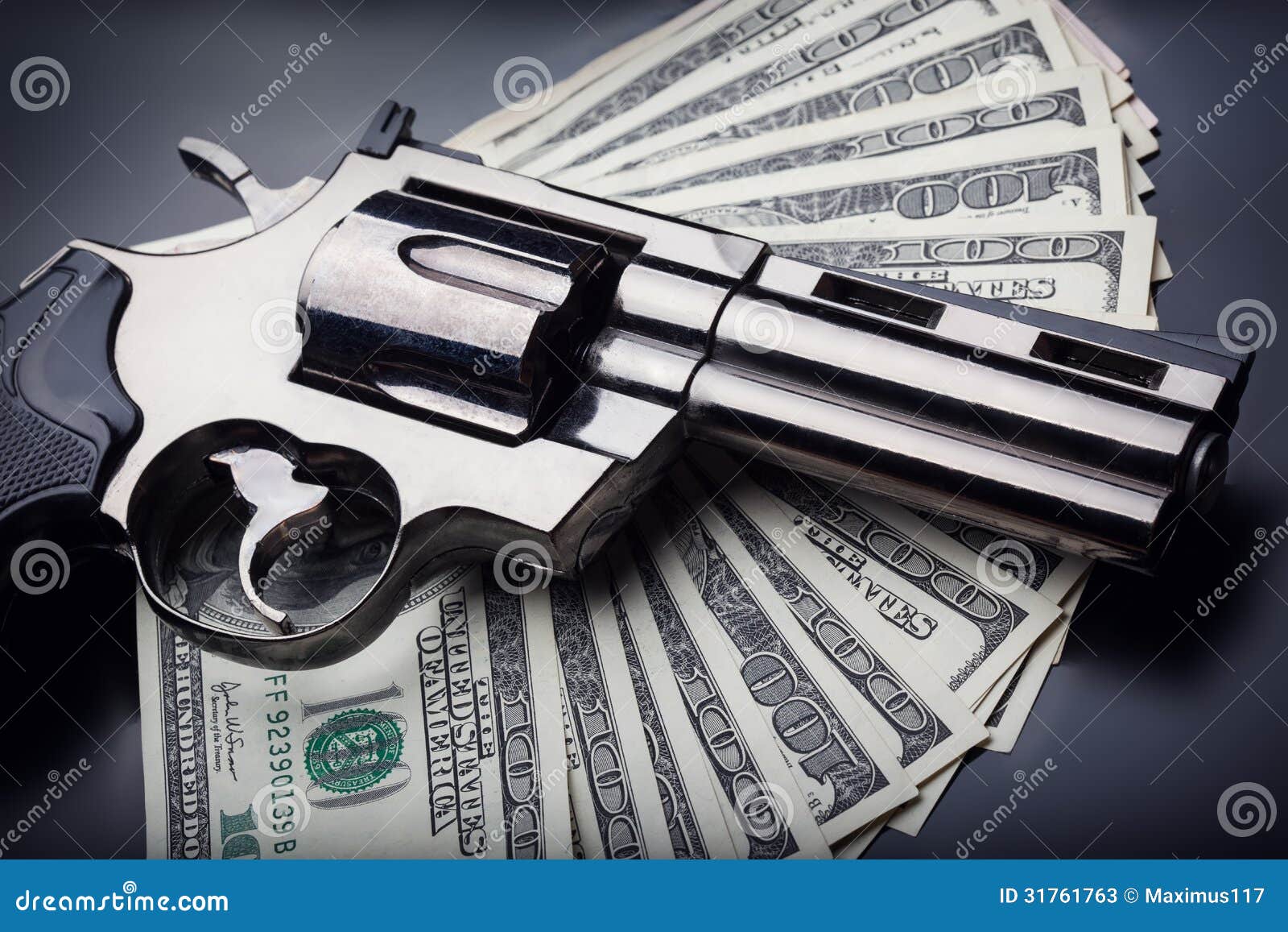 Money And Guns Background