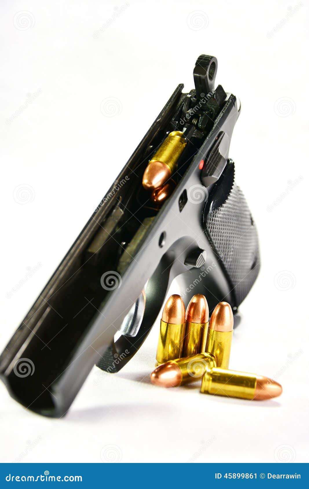 Gun and Bullets stock image. Image of ammunition, mechanism - 45899861