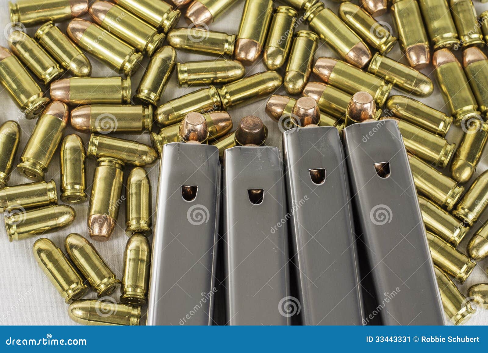 Gun Bullets 4 stock image. Image of crime, metal, ammunition - 33443331
