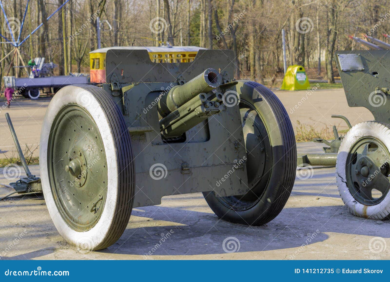 Gun, Cannon of the Second World War Stock Image - Image of fight ...