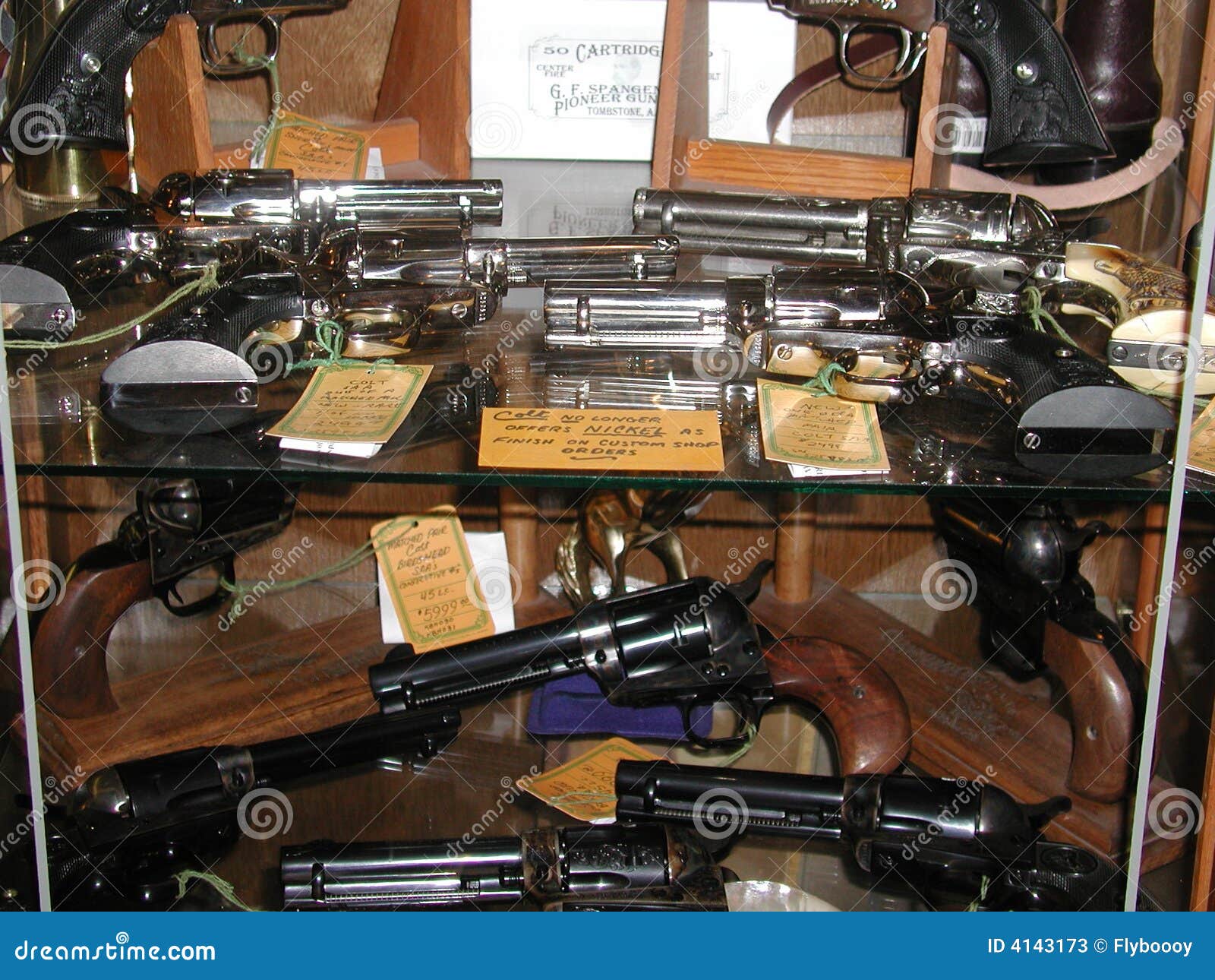 Gun Collectors Dream stock image. Image of collected, gunshop - 4143173