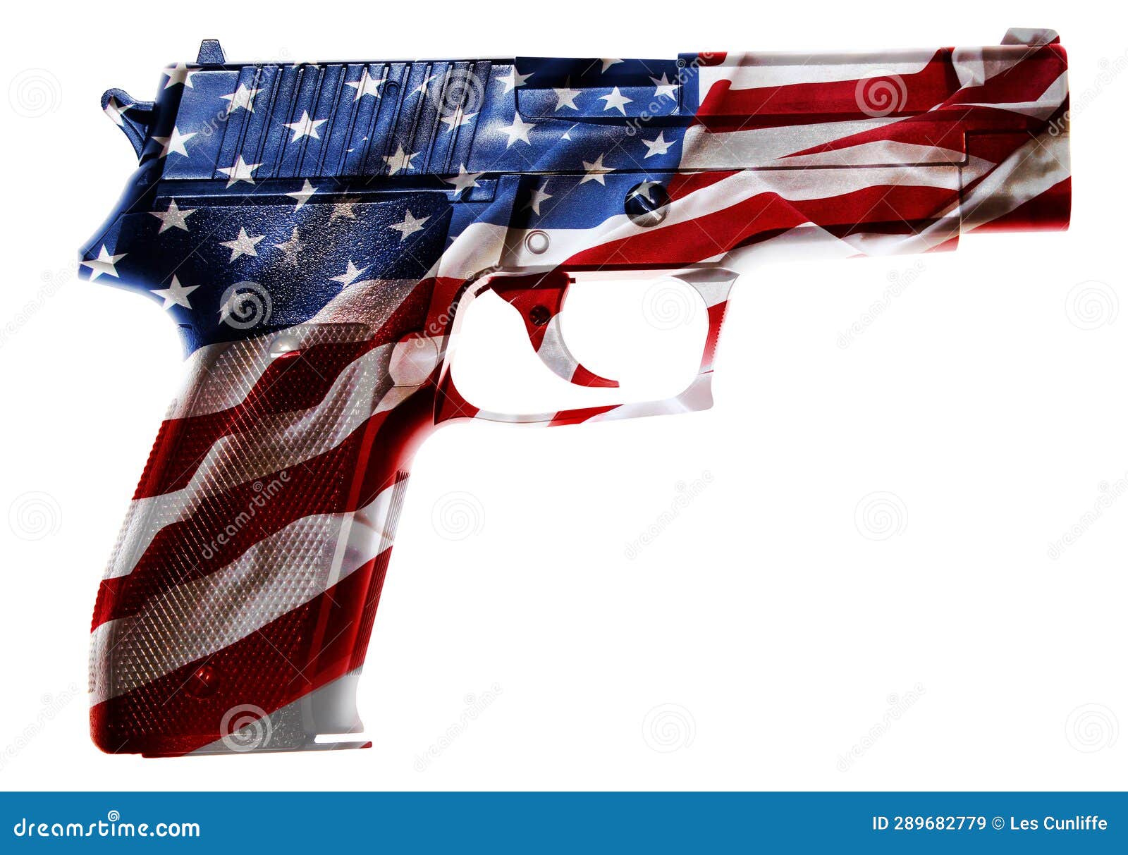 Gun control in America stock image. Image of flagquot - 289682779