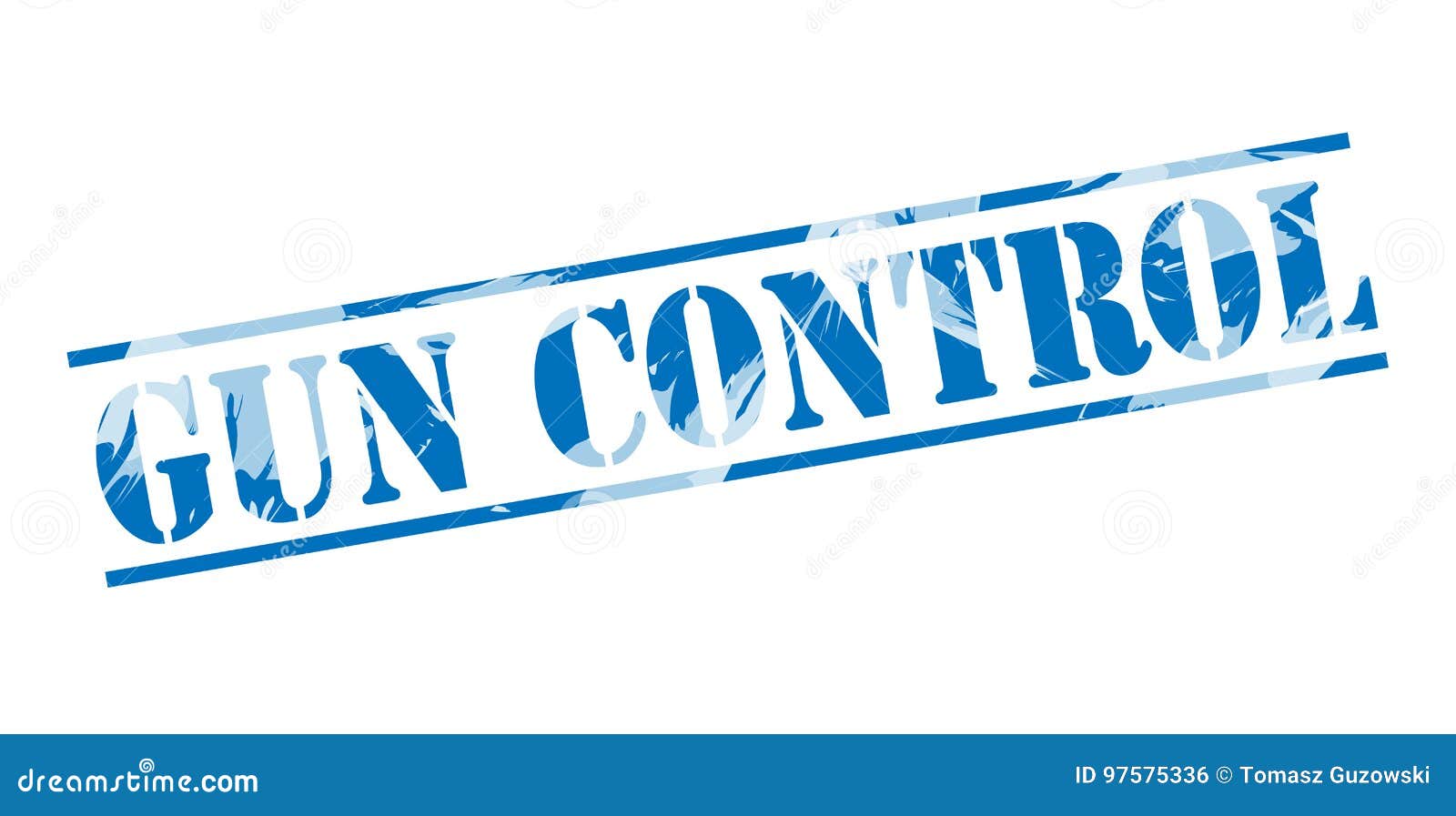 Gun control blue stamp stock illustration. Illustration of rubber ...