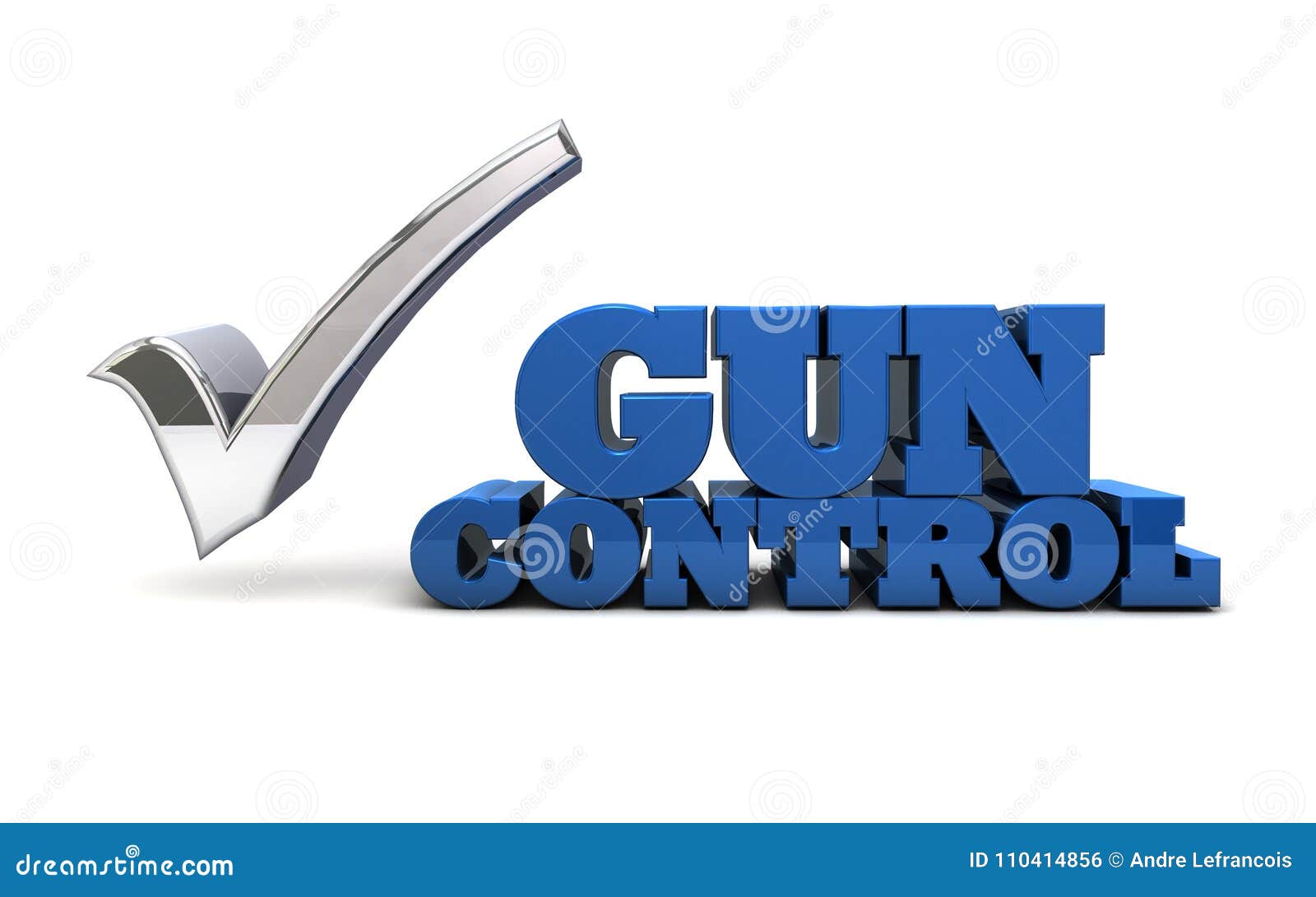 Gun Control - Public Safety Stock Illustration - Illustration of ...