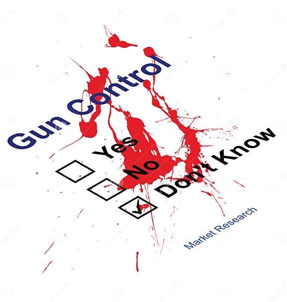 Gun control questionnaire stock vector. Illustration of preference ...