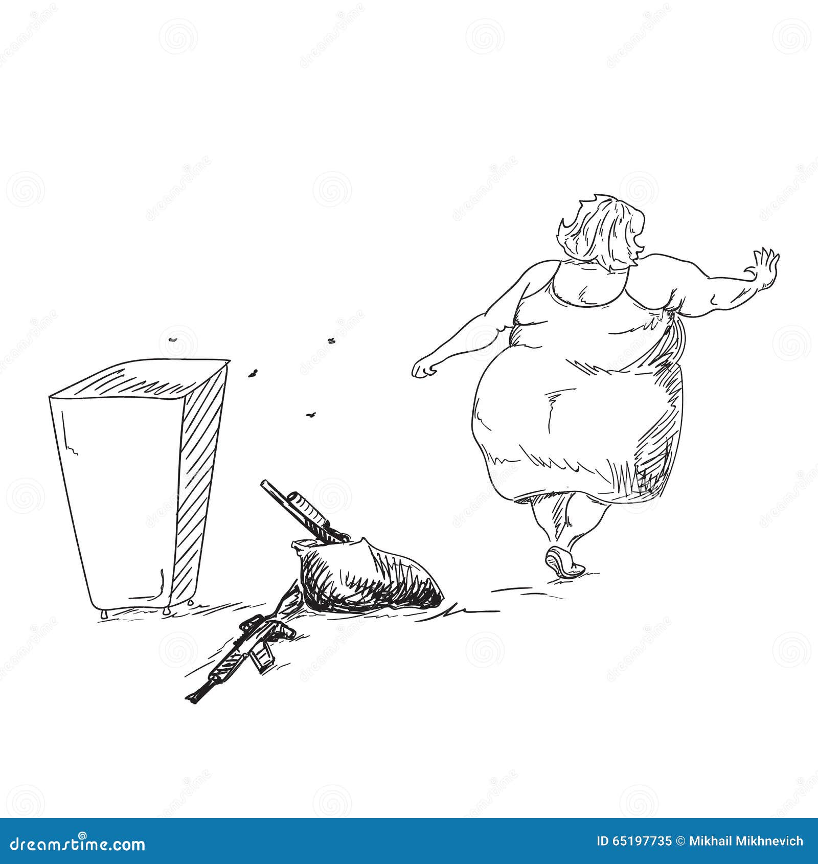 Gun control in USA stock vector. Illustration of sketchy - 65197735