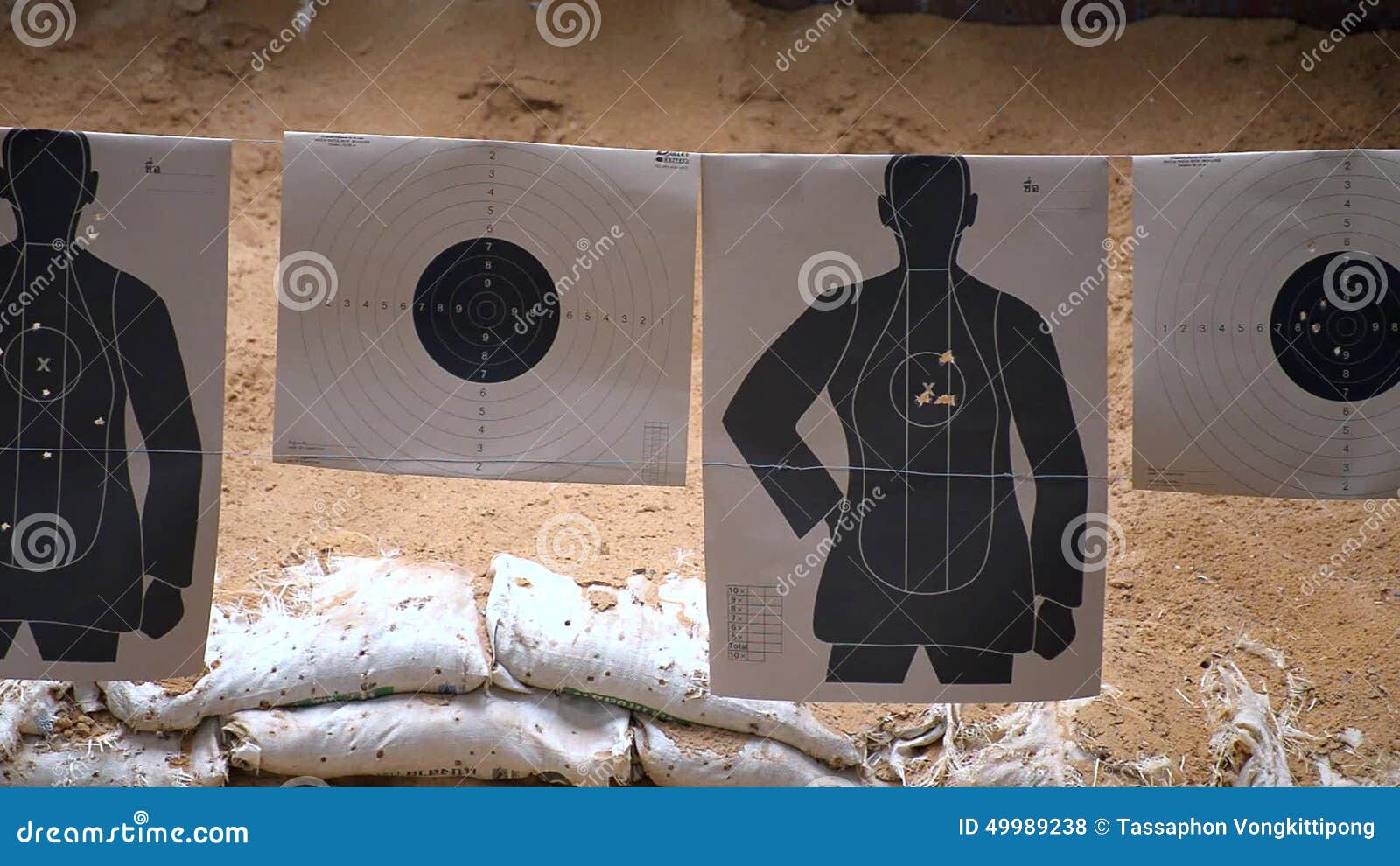Gun fire target practice stock footage. Video of bullet - 49989238