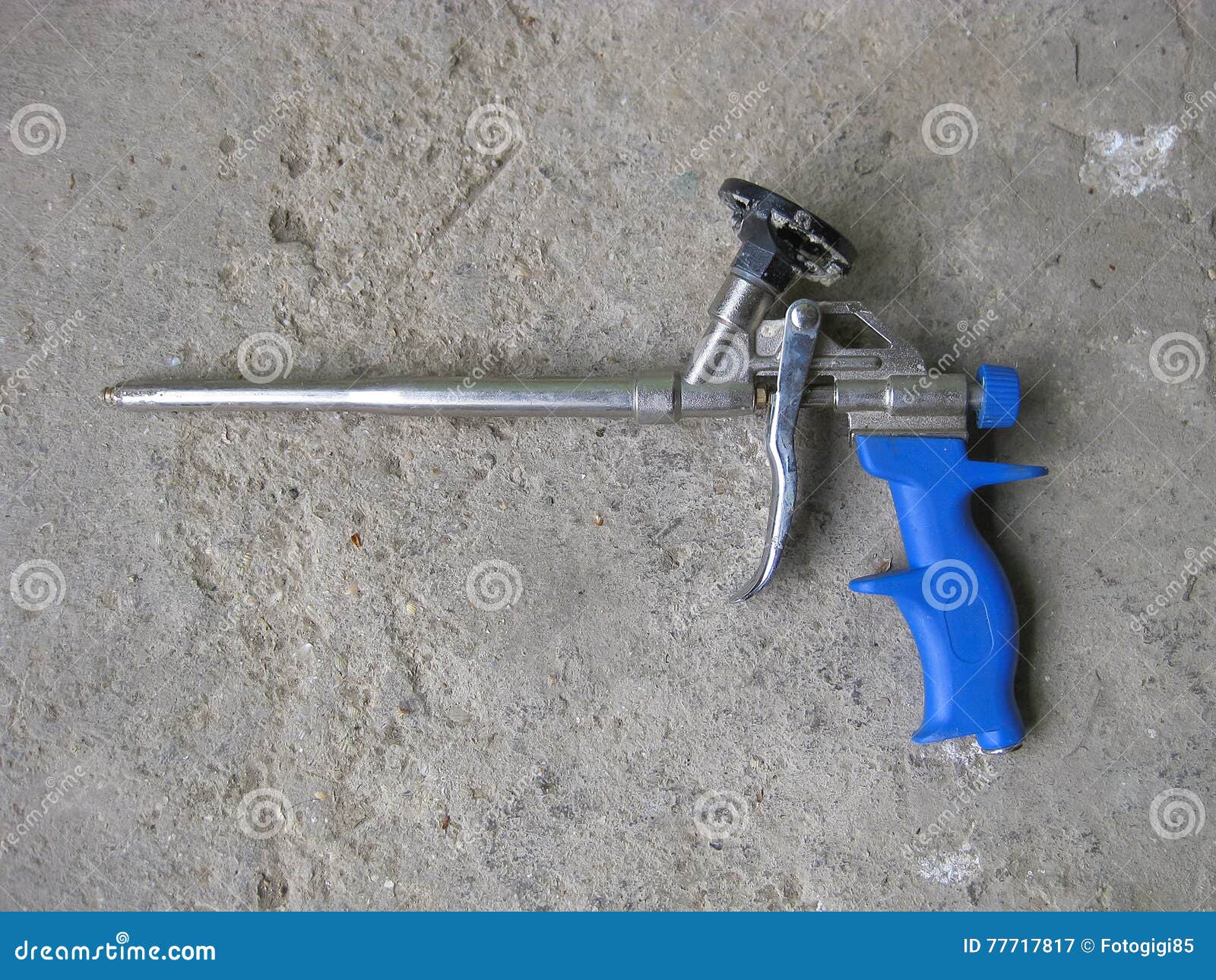 Gun Foam. Pistol for Adhesive Foam Stock Image - Image of coating ...