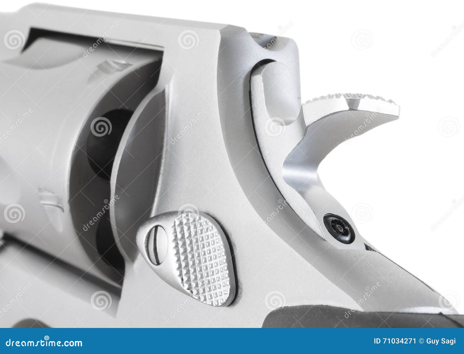 Gun hammer stock image. Image of white, gray, cocked - 71034271