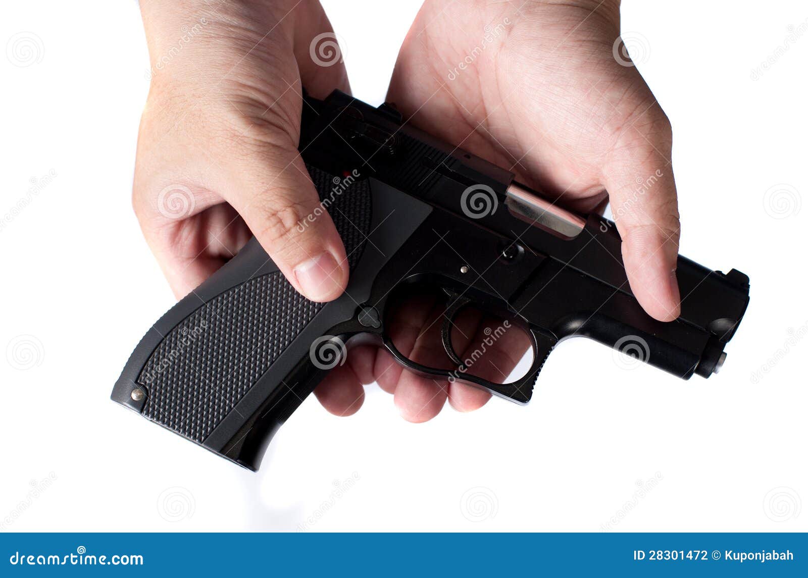 Gun in hand stock photo. Image of gangster, fire, people - 28301472