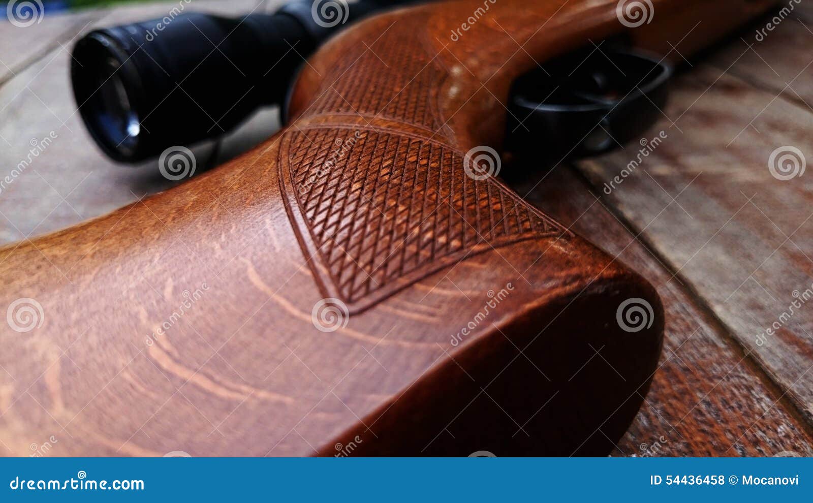Gun stock photo. Image of rifle, diamond, striations - 54436458