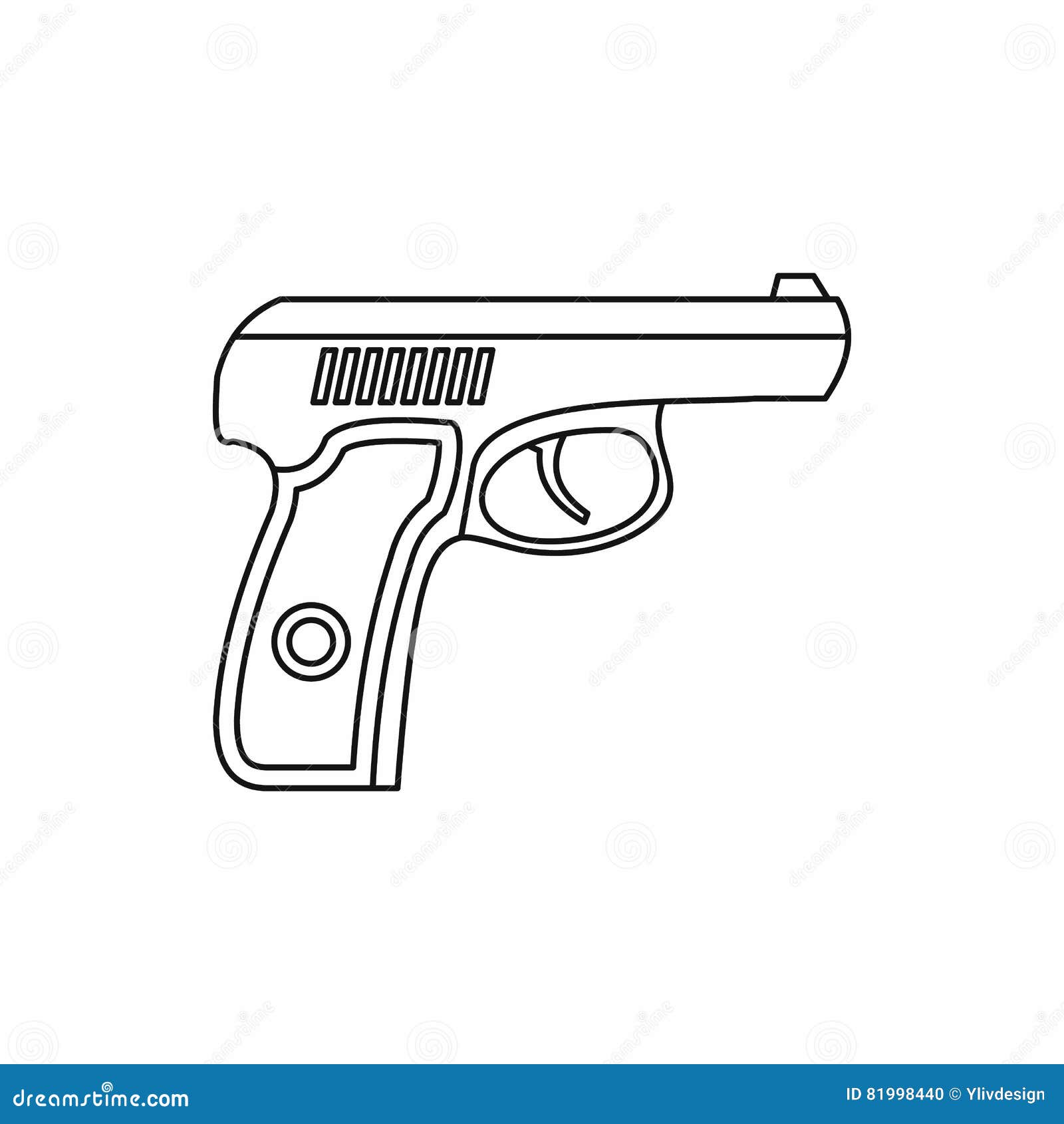 Handgun Outline