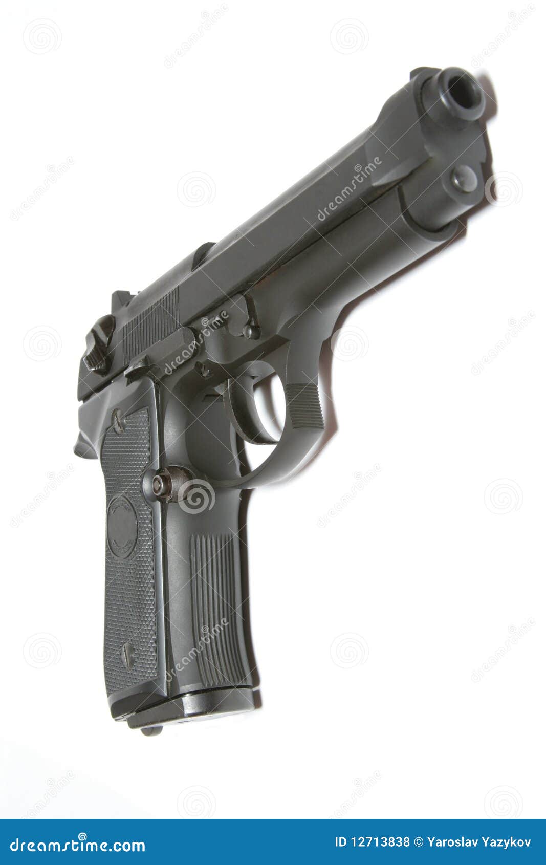 Gun isolated stock photo. Image of single, military, fire - 12713838