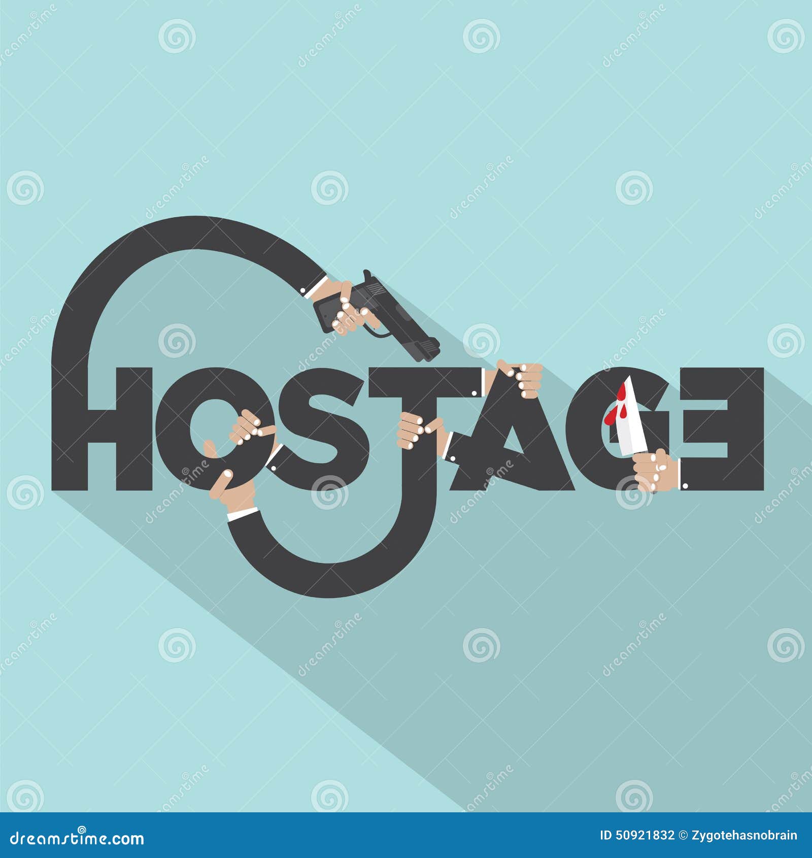 Kidnapped Word Ransom Note Threat Cut Out Letters Royalty-Free Stock ...