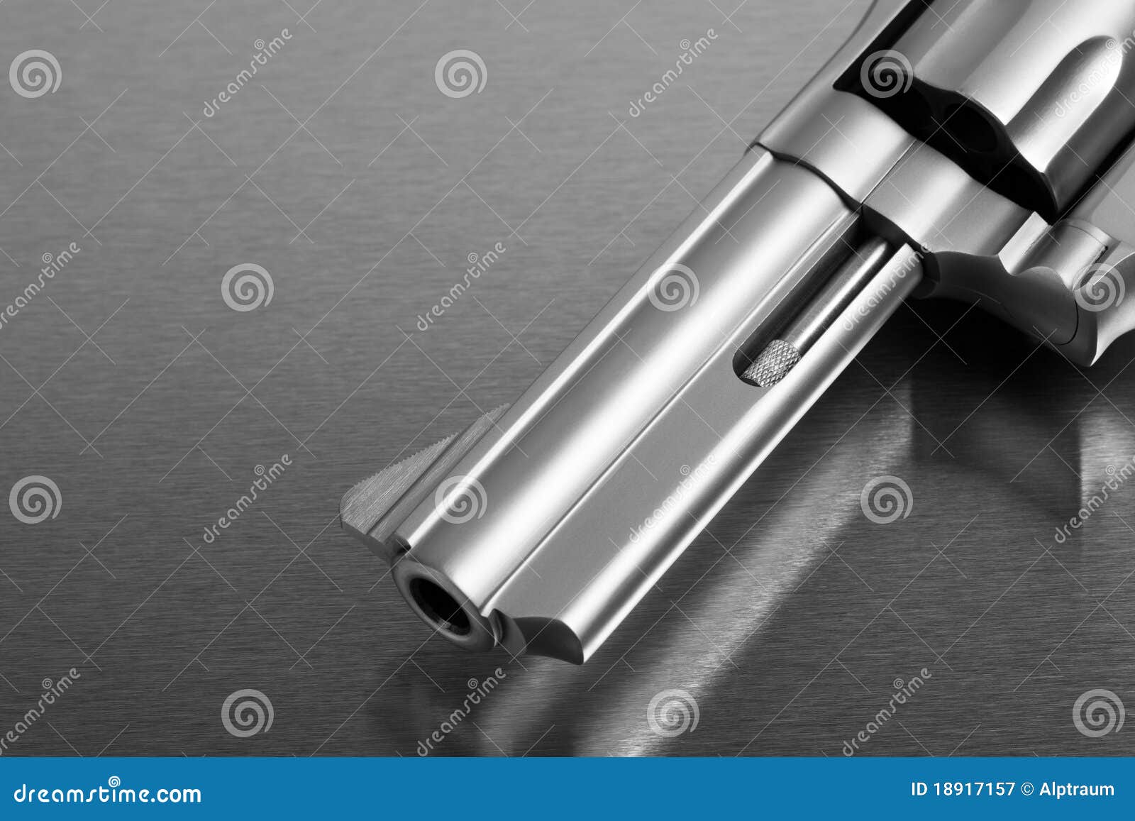 Gun on Metal - Modern Handgun Stock Image - Image of handgun, close ...
