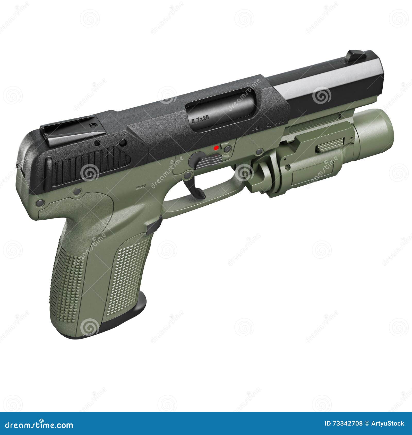 Gun Military, Police, Top View Royalty-Free Stock Image | CartoonDealer ...