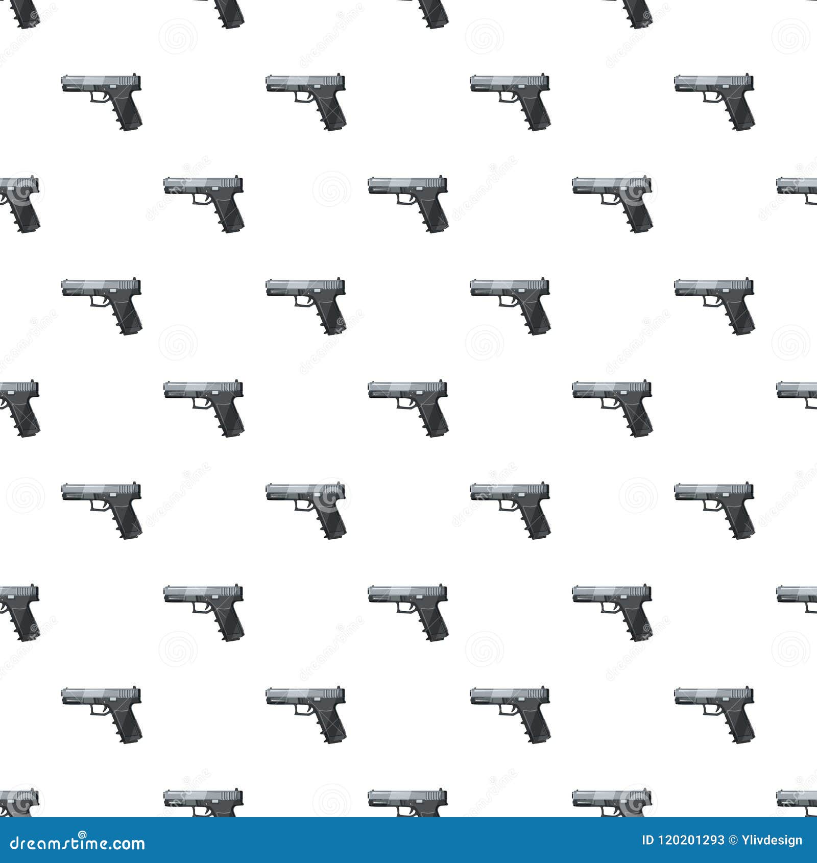 Gun pattern stock vector. Illustration of dangerous - 120201293