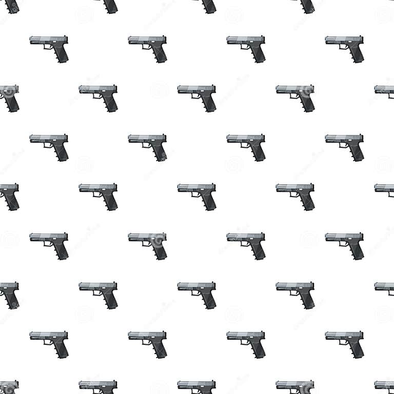 Gun pattern stock vector. Illustration of dangerous - 120201293