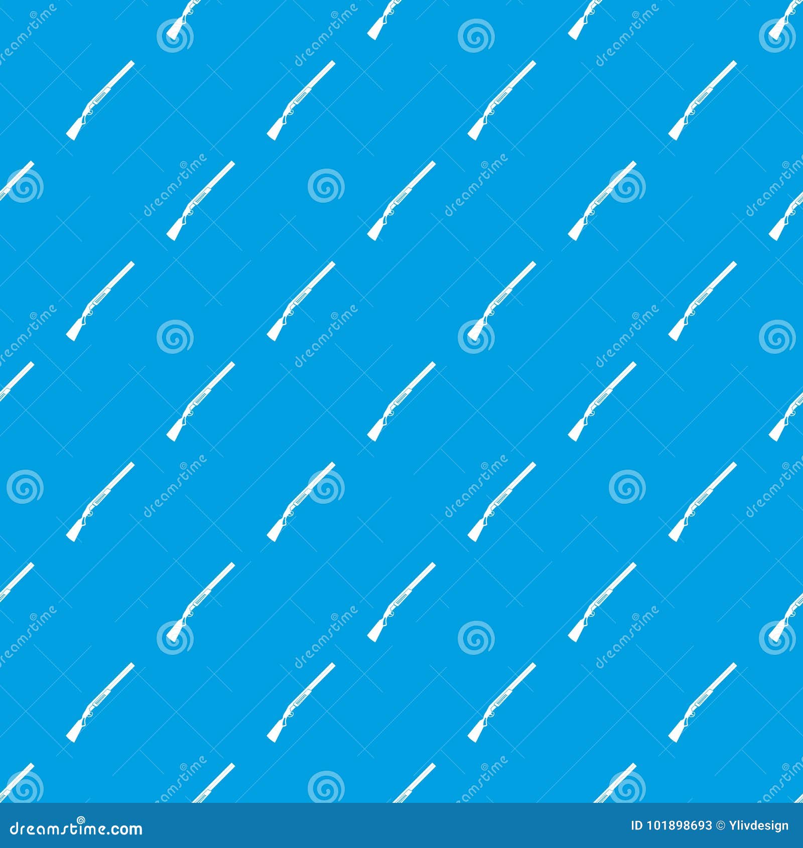 Gun pattern seamless blue stock vector. Illustration of firearm - 101898693