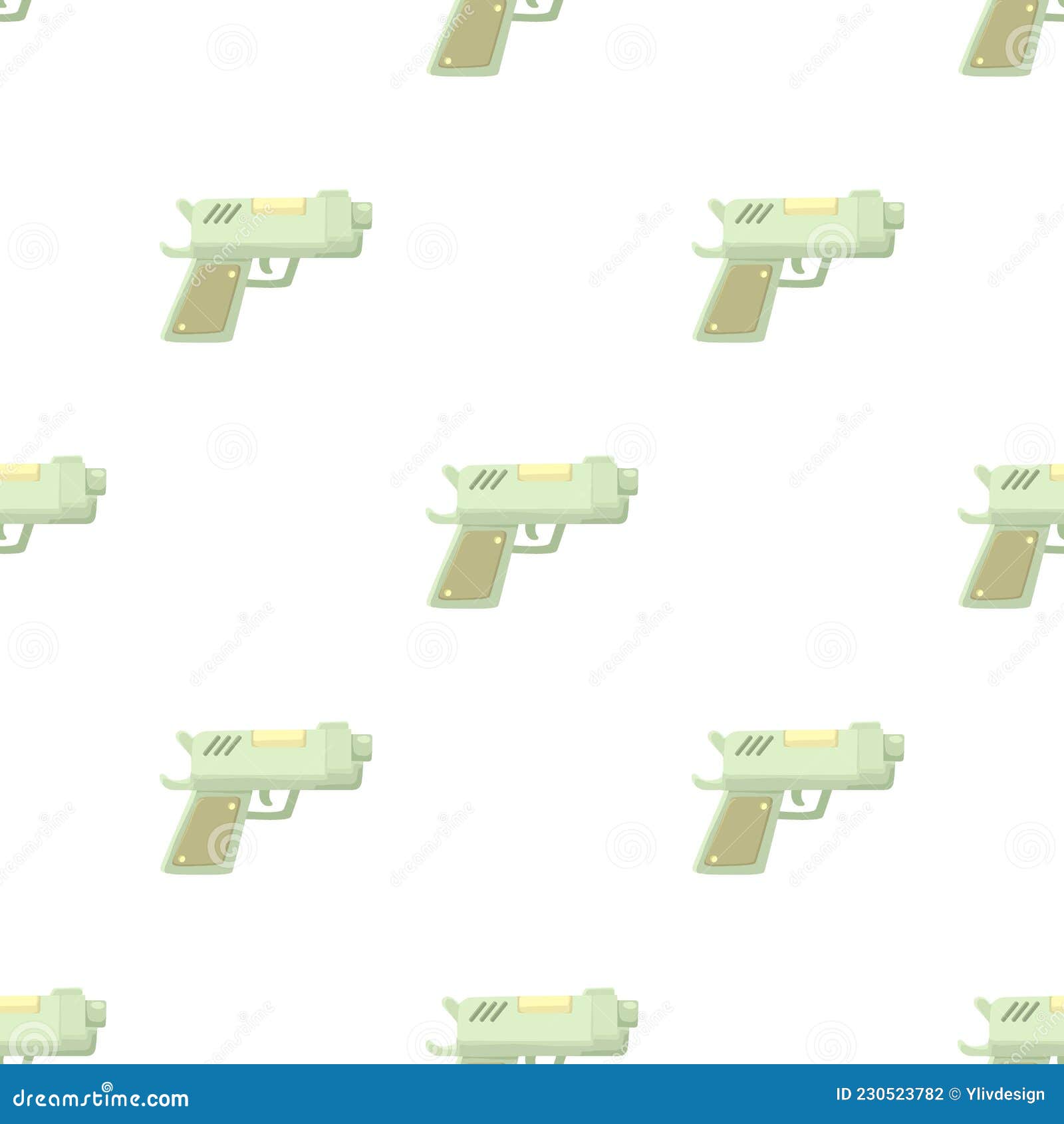 Gun Pattern Seamless Vector Stock Vector - Illustration of army ...