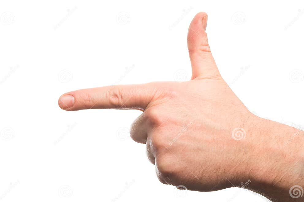 Gun point stock image. Image of violence, copy, criminal - 3155945