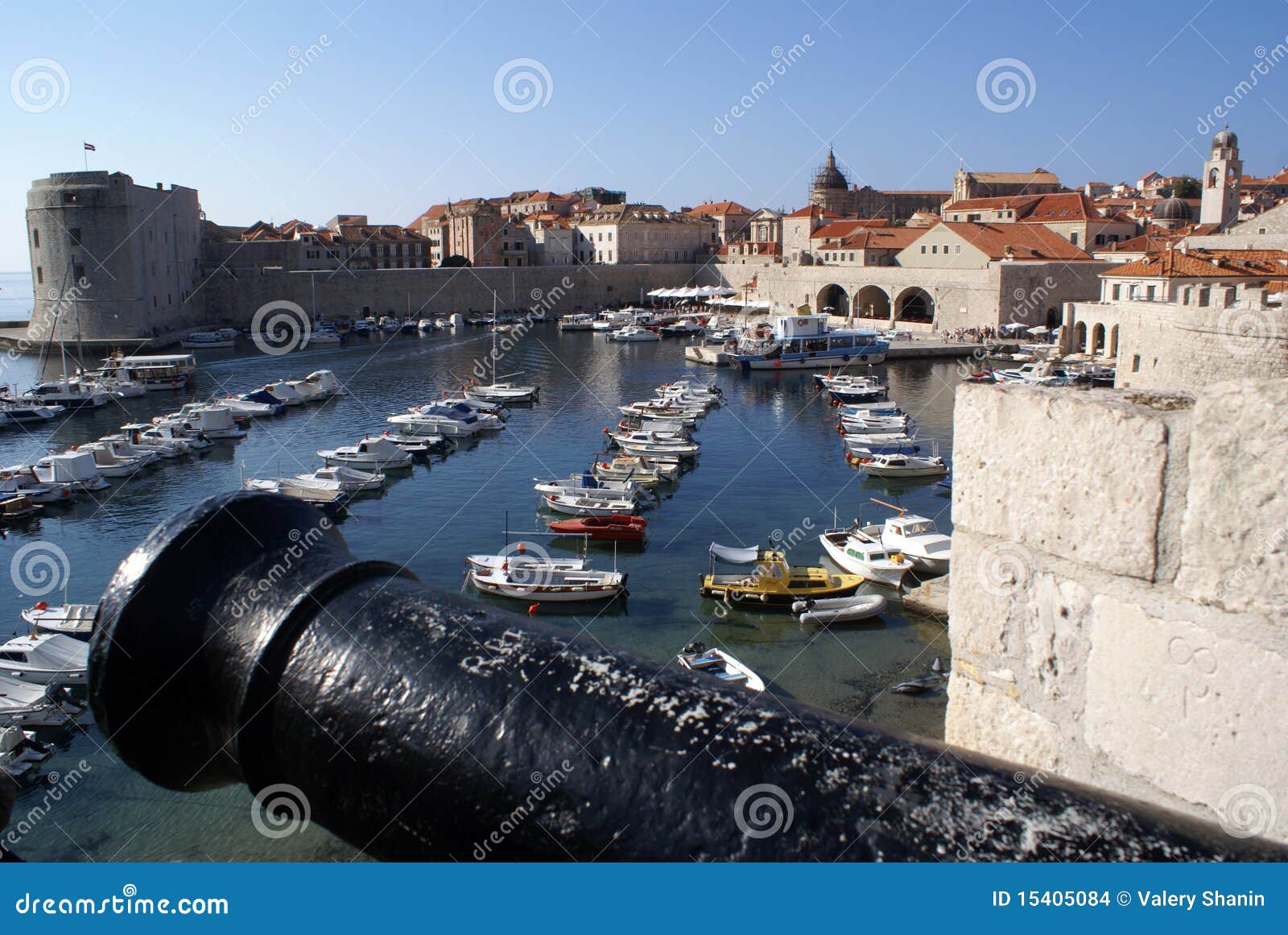 Gun and port stock photo. Image of cityscape, nautical - 15405084