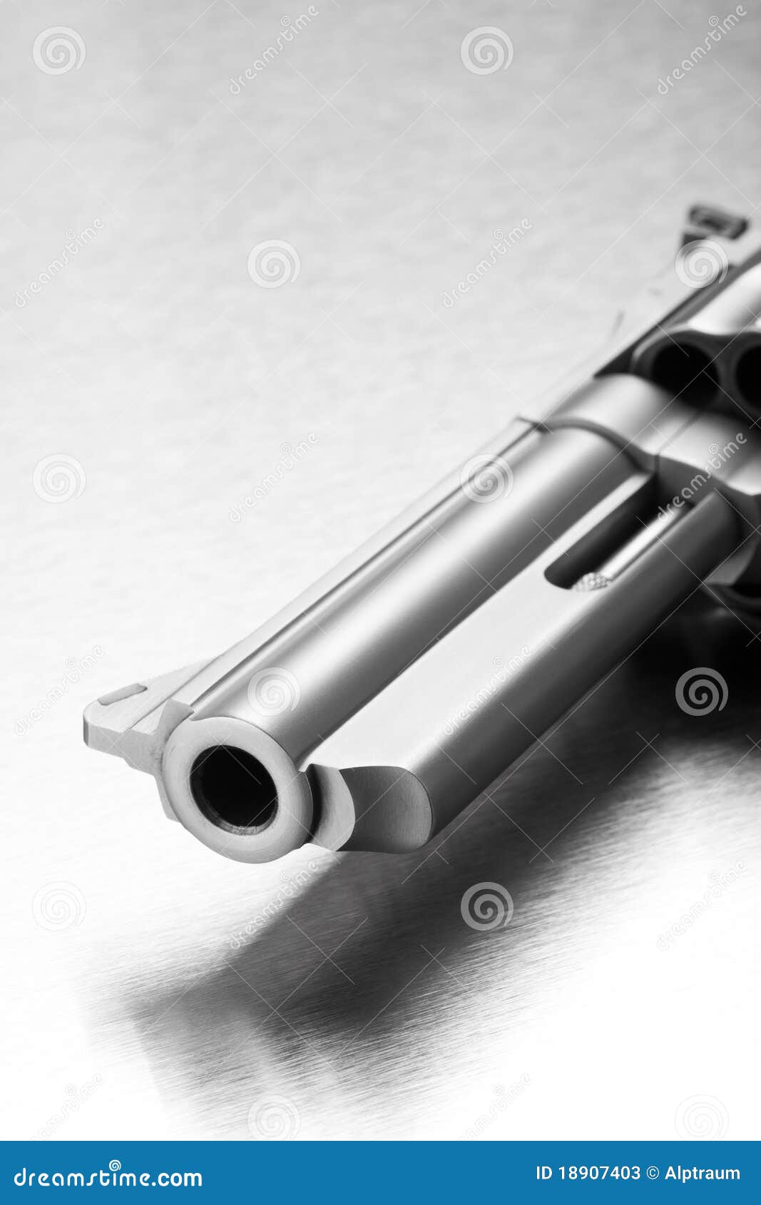 Gun - revolver on steel stock image. Image of lethal - 18907403