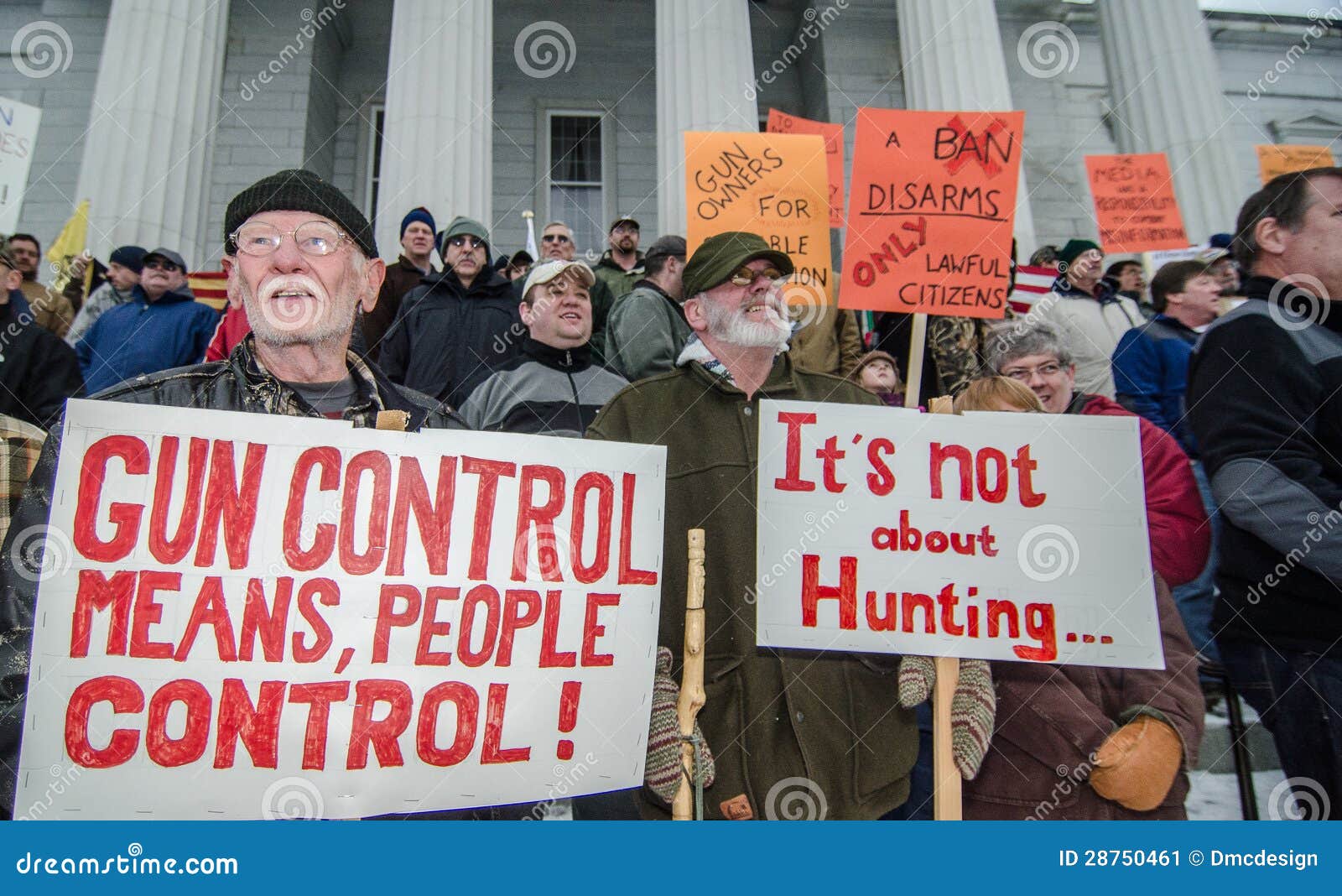 Gun Rights Rally Montpelier Vermont. Editorial Photo - Image of ...