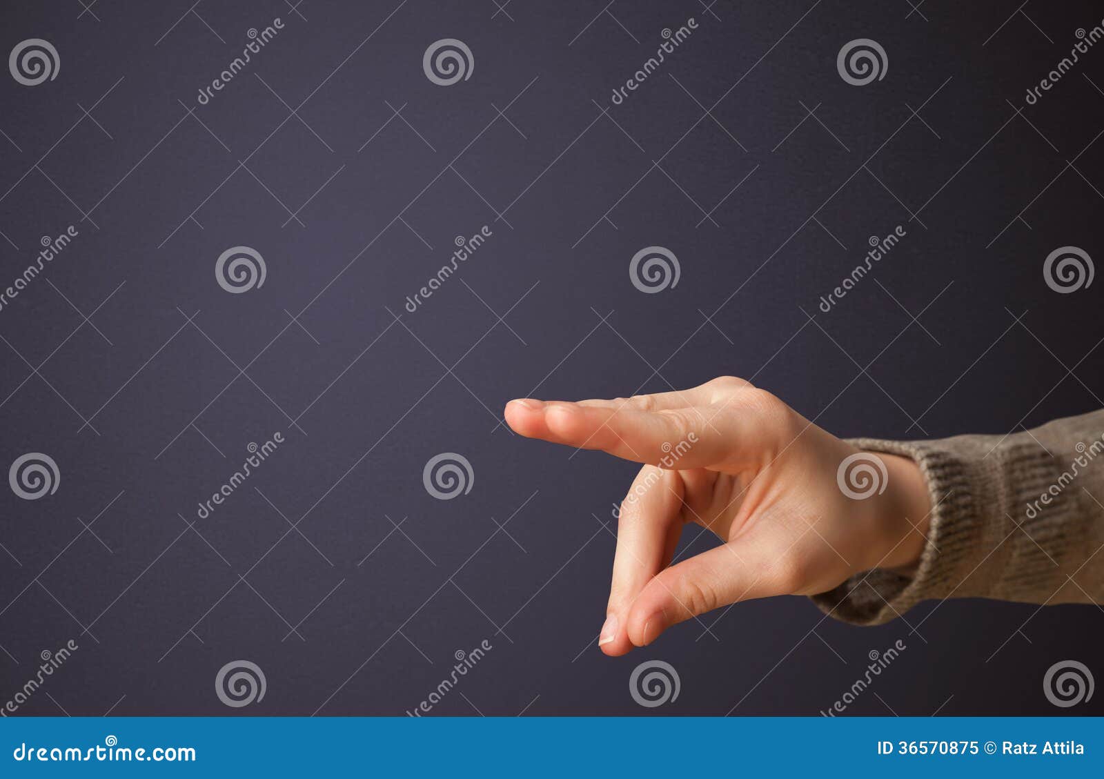 Gun Shaped Woman Hand Royalty-Free Stock Photography | CartoonDealer ...