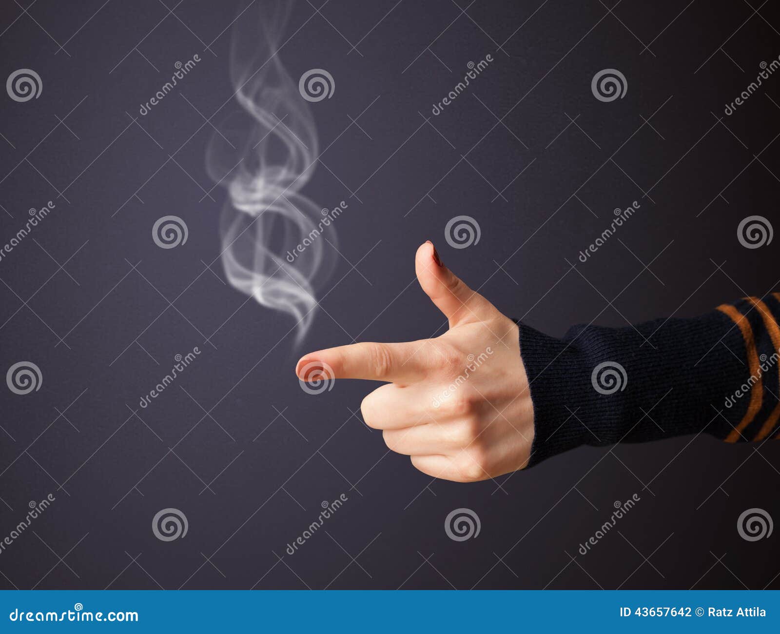 Gun shaped woman hand stock photo. Image of shot, shooting - 43657642