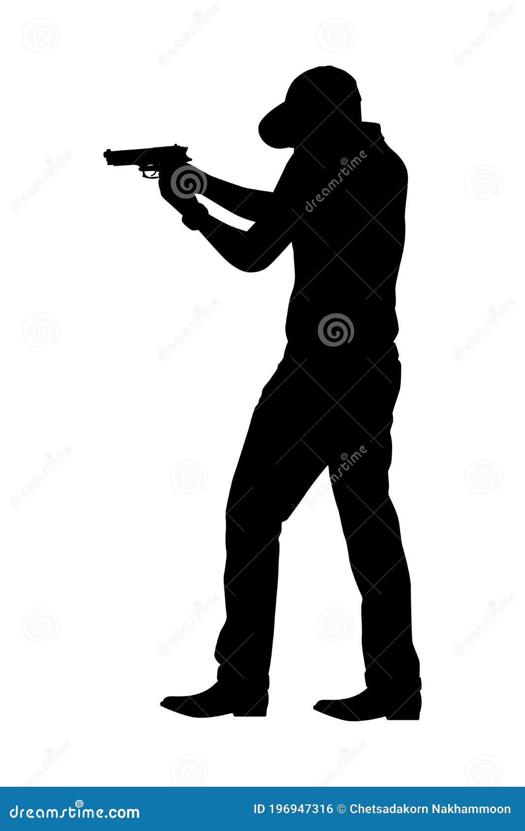 Shotgun Silhouette Vector
