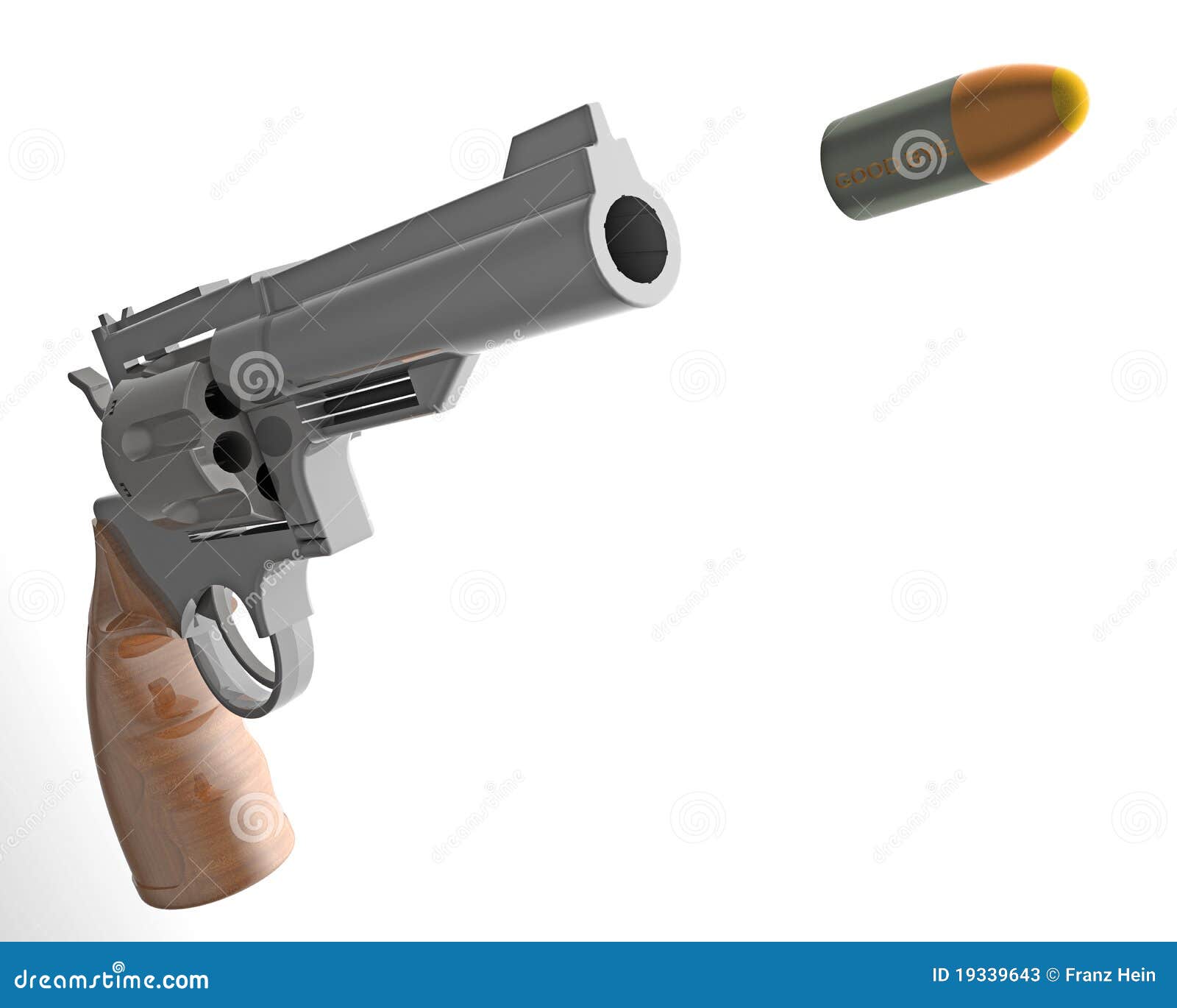 Gun shot stock illustration. Illustration of metal, beretta - 19339643