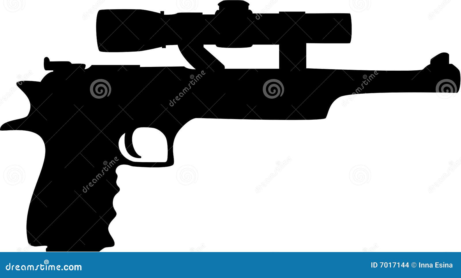 Gun Silhouette Stock Images - Image: 7017144