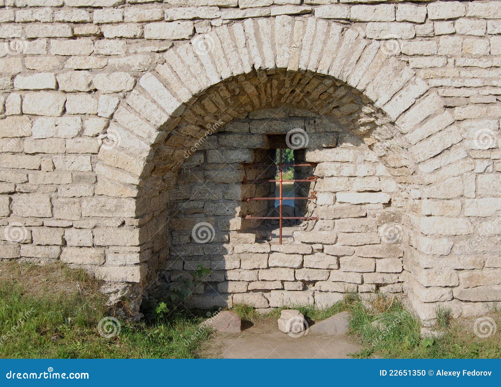 Gun slot stock photo. Image of loophole, stonewall, fortifications ...