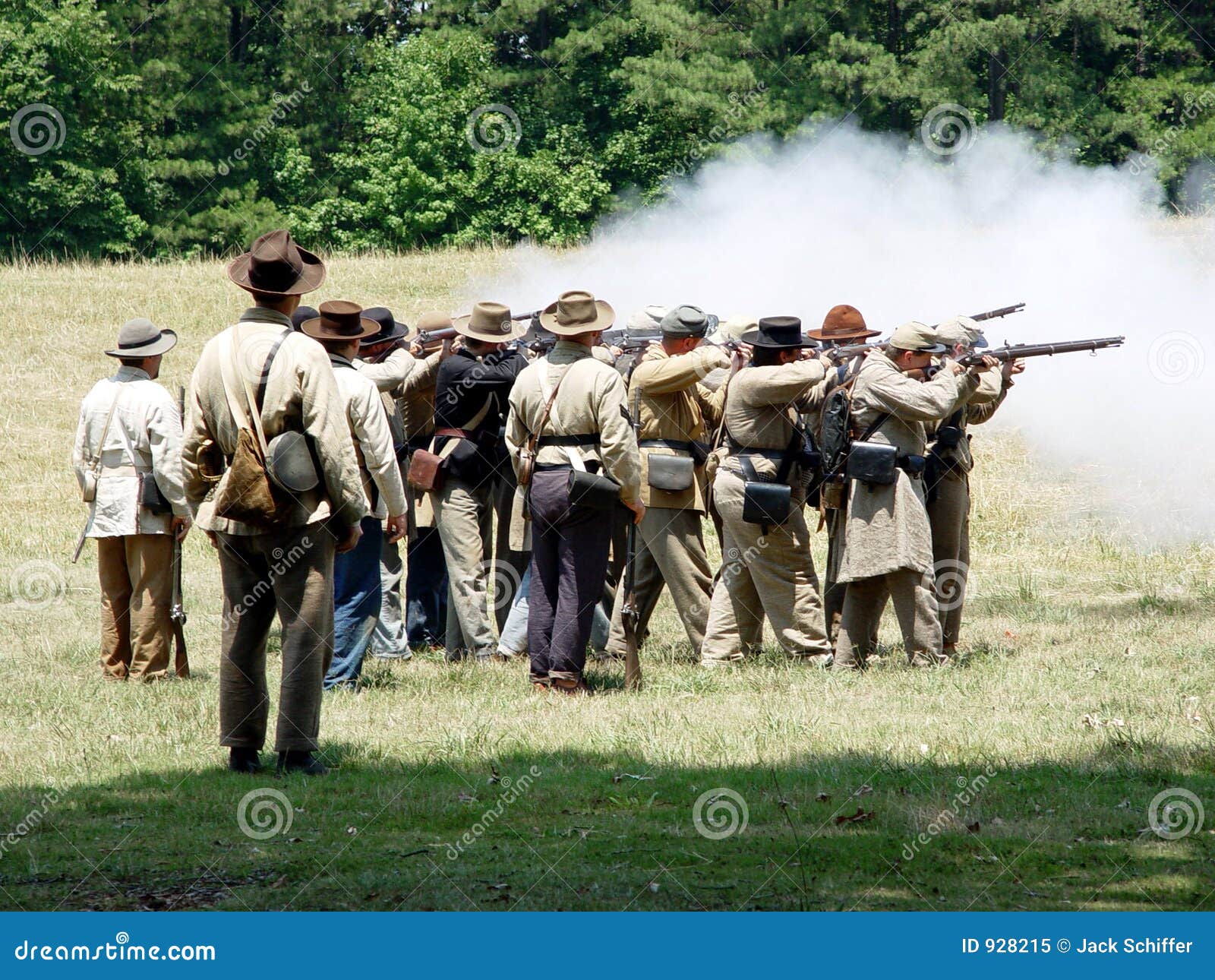 Gun Smoke stock image. Image of reenactment, kennesaw, confederate - 928215