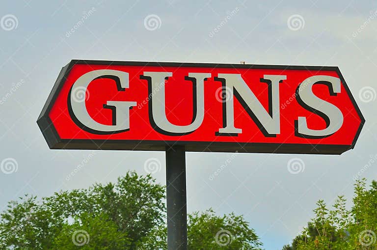 Gun store sign stock photo. Image of signs, store, goods - 28680584