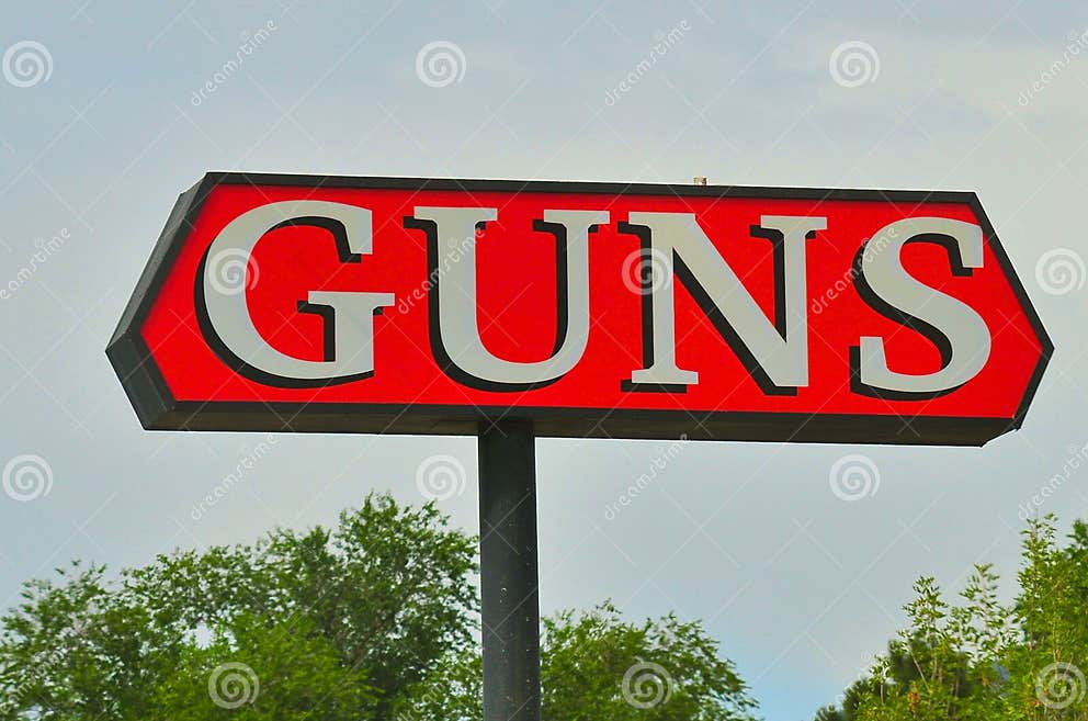 Gun store sign stock photo. Image of signs, store, goods - 28680584