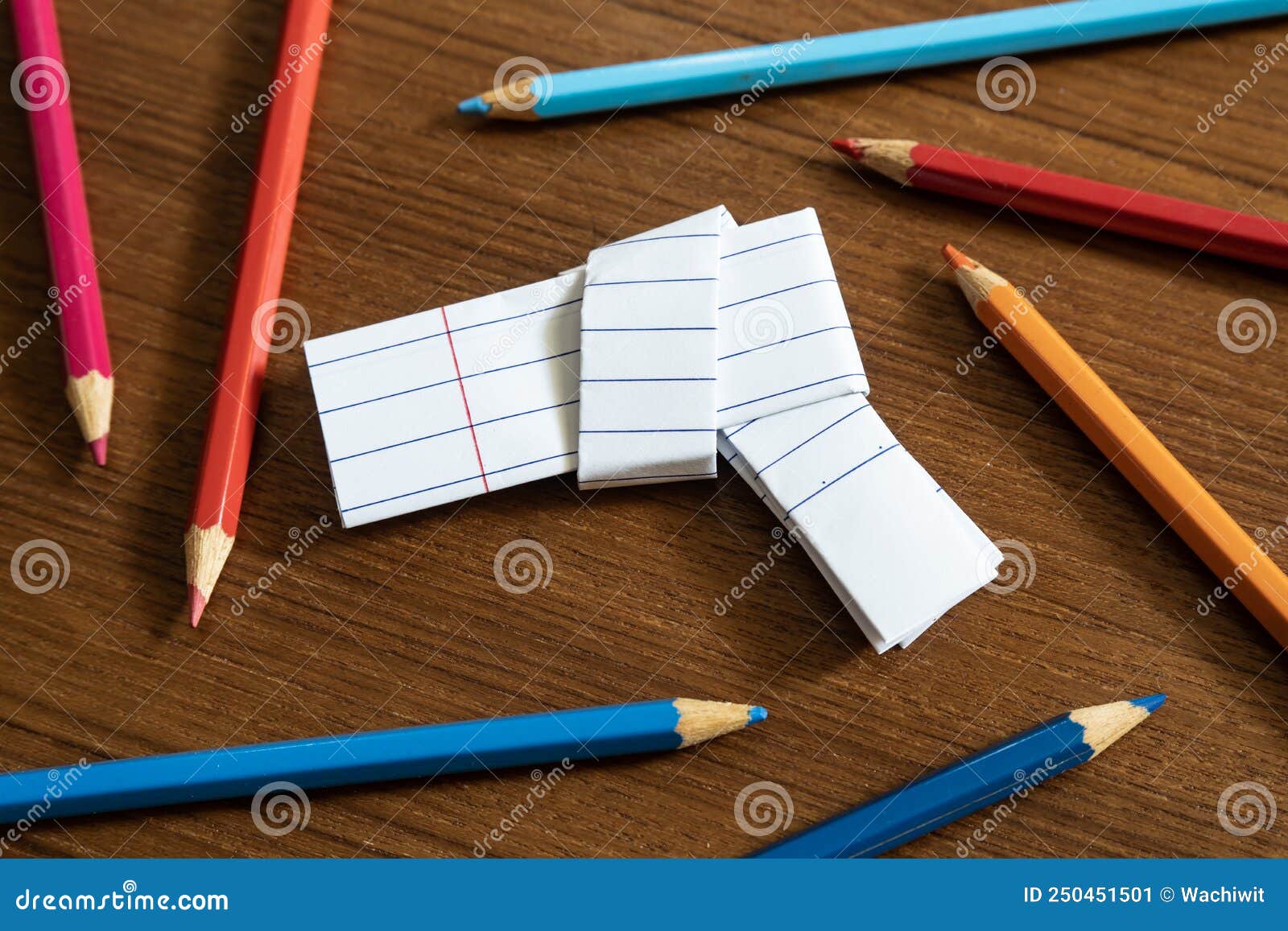 Gun toy folded from paper stock image. Image of life - 250451501